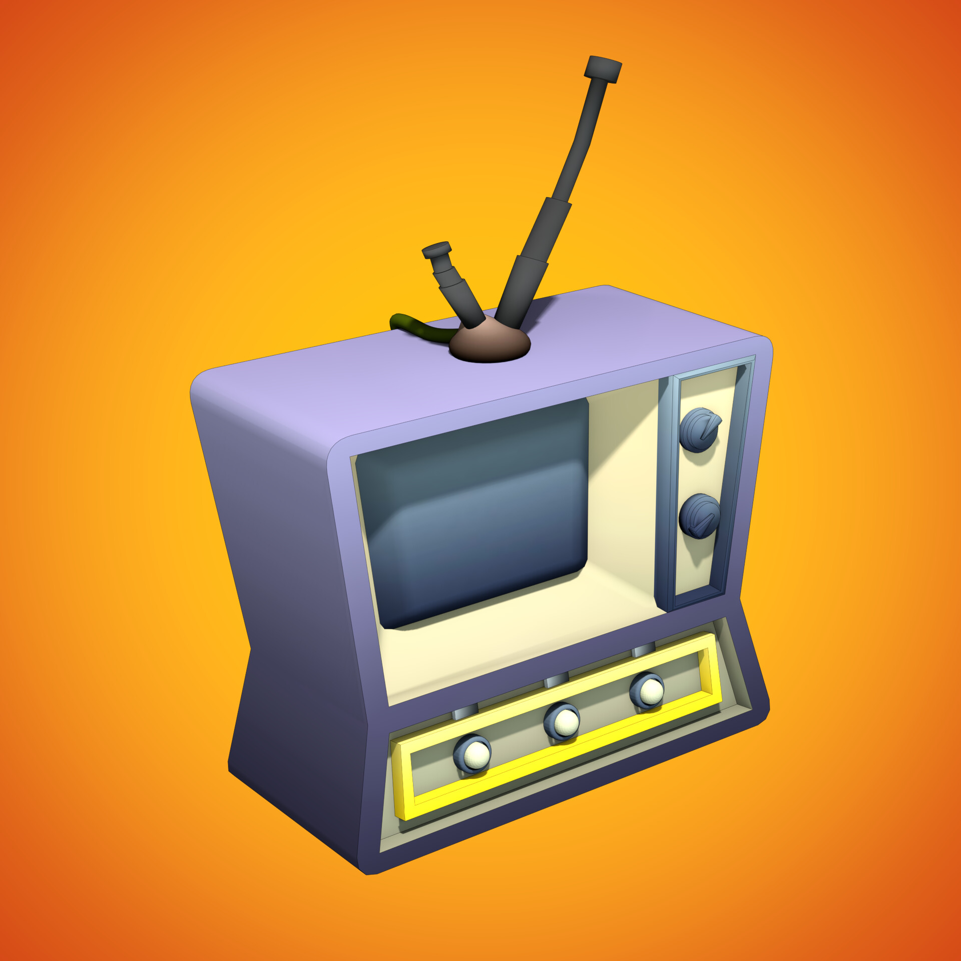 ArtStation - Stylized TV