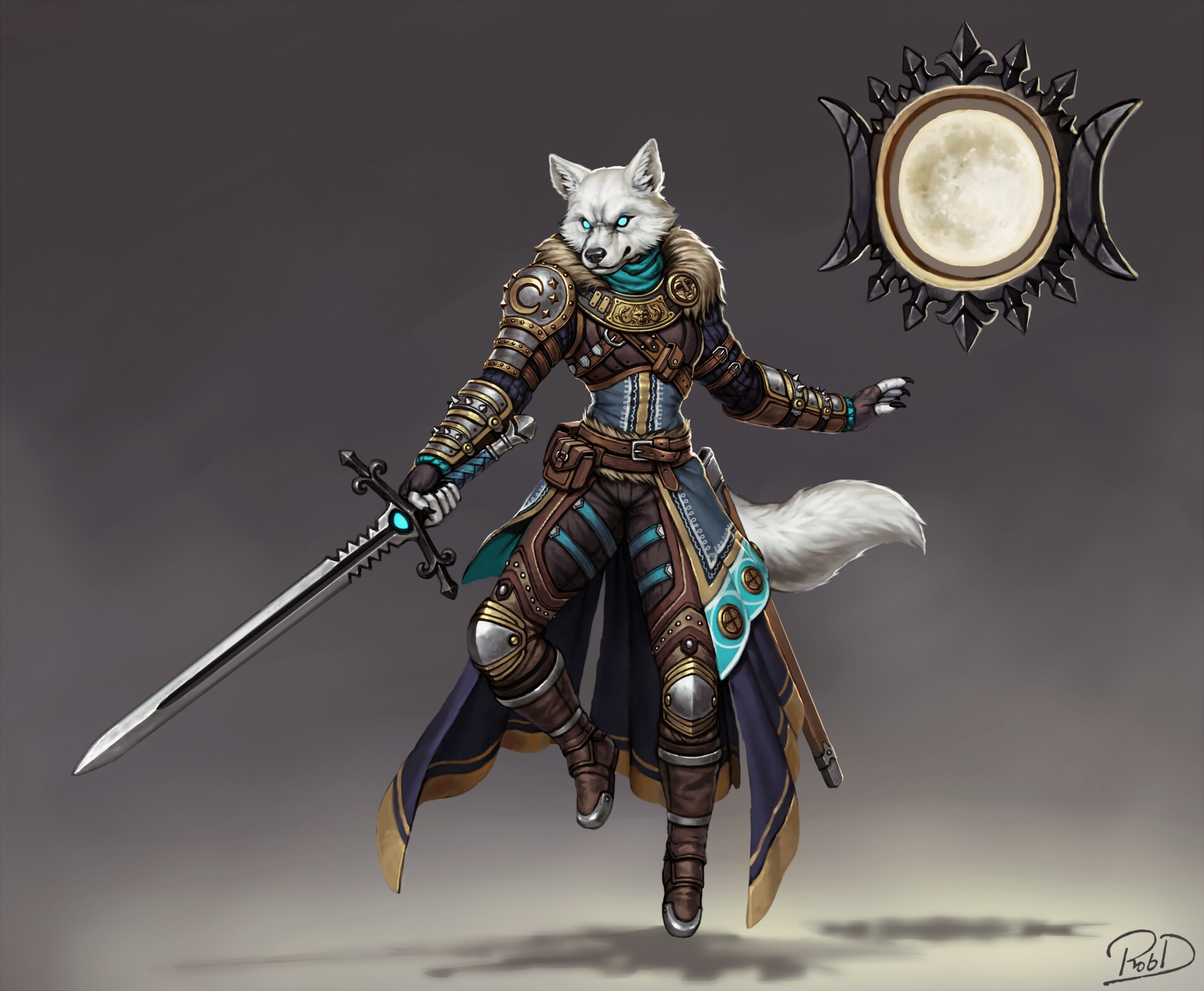 ArtStation - The White Wolf