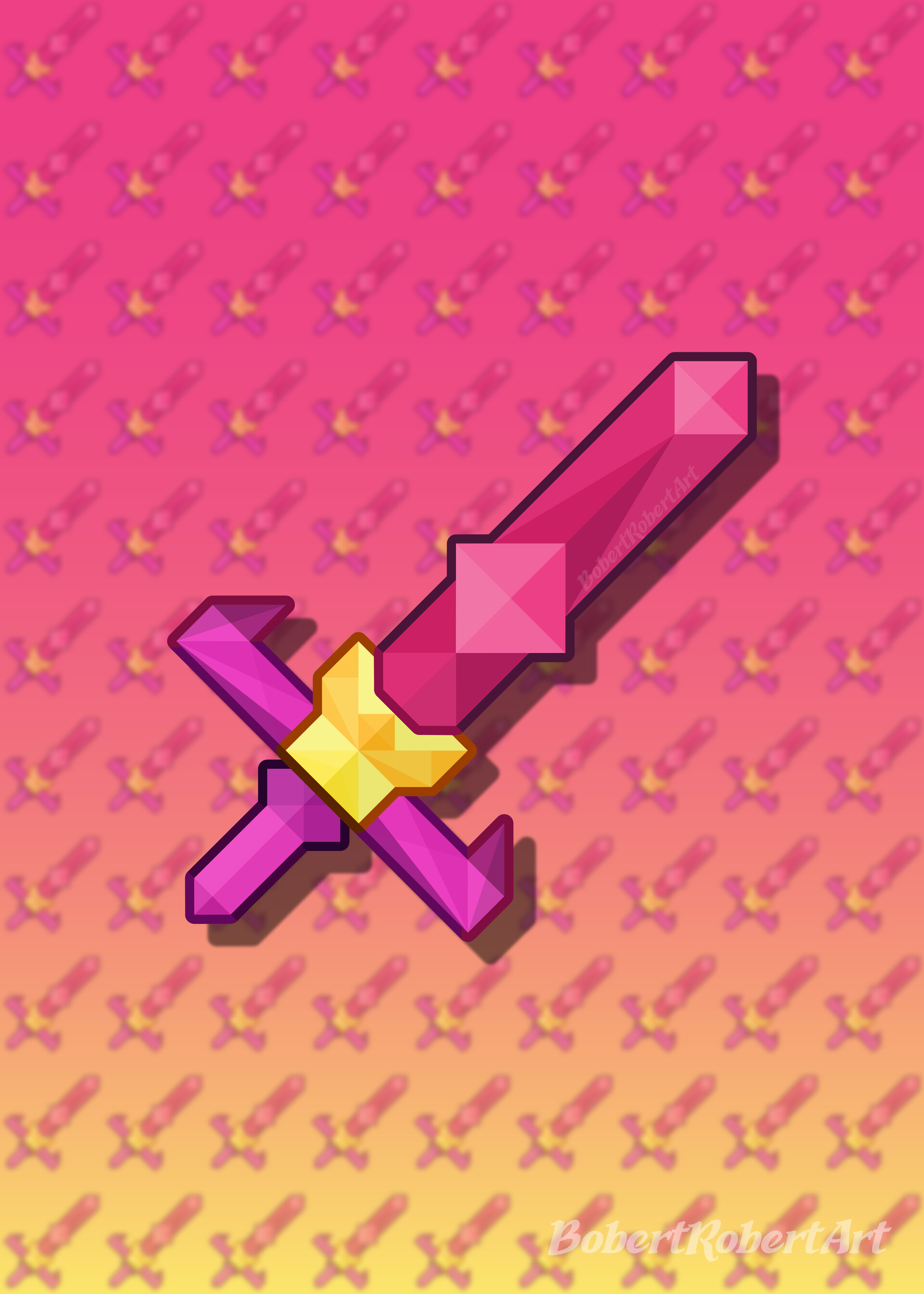 ArtStation - Terraria Starfury Sword