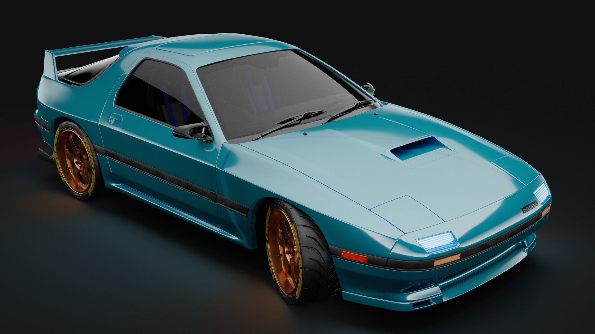 ArtStation - Mazda RX-7 FC3S