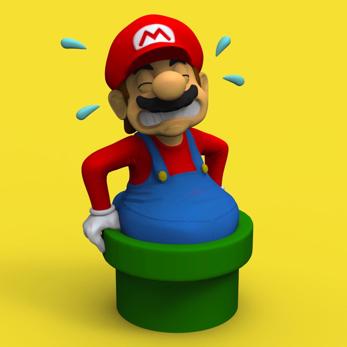 ArtStation - Mario Struggling