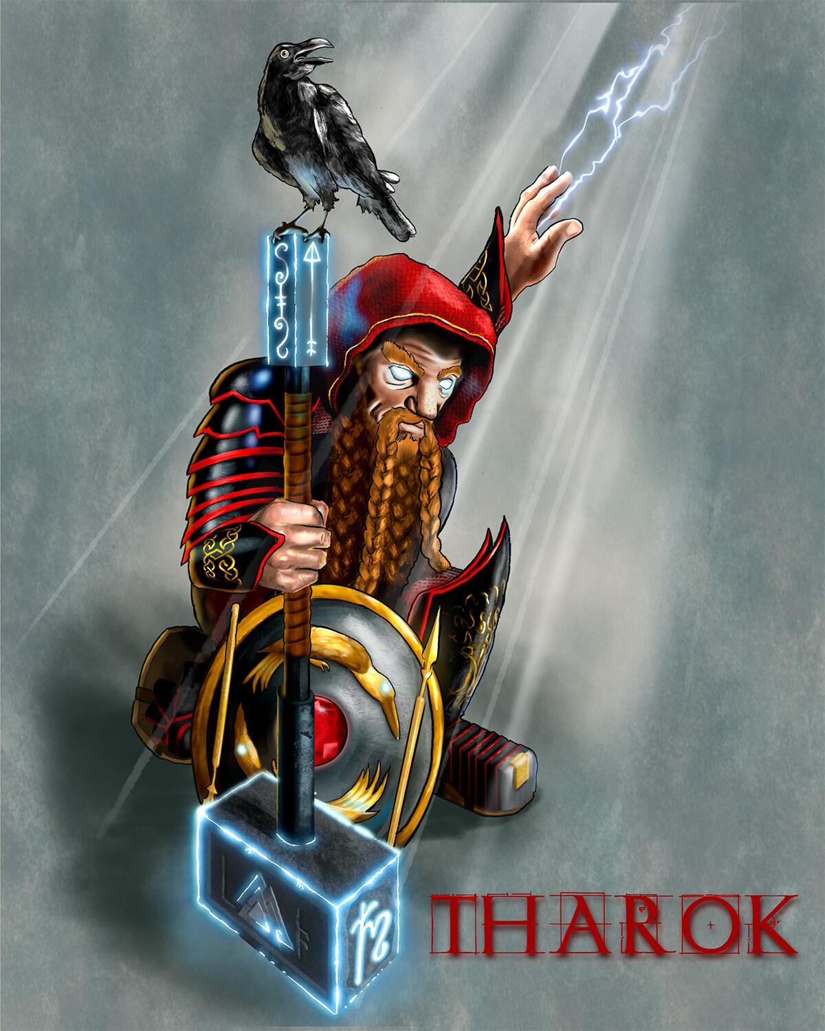 ArtStation - Tharok, Dwarven War Cleric - Dungeons & Dragons Custom ...