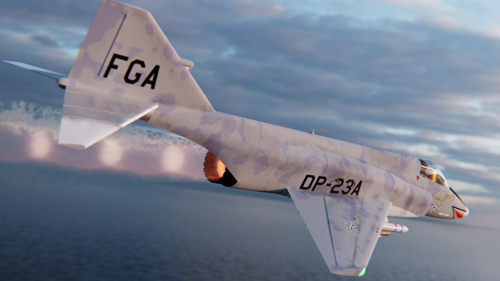 Ethan LeRoith - F-32N-ON Sky Shark | Third Generation Fighter Concept