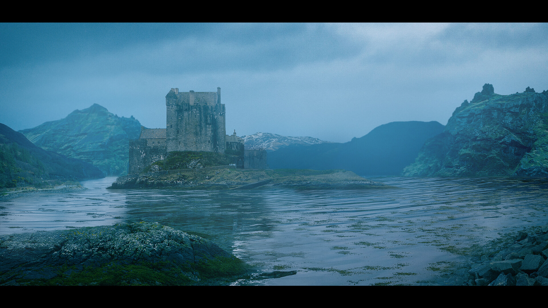 ArtStation - Scottish Castle Matte Painting | Personal Project