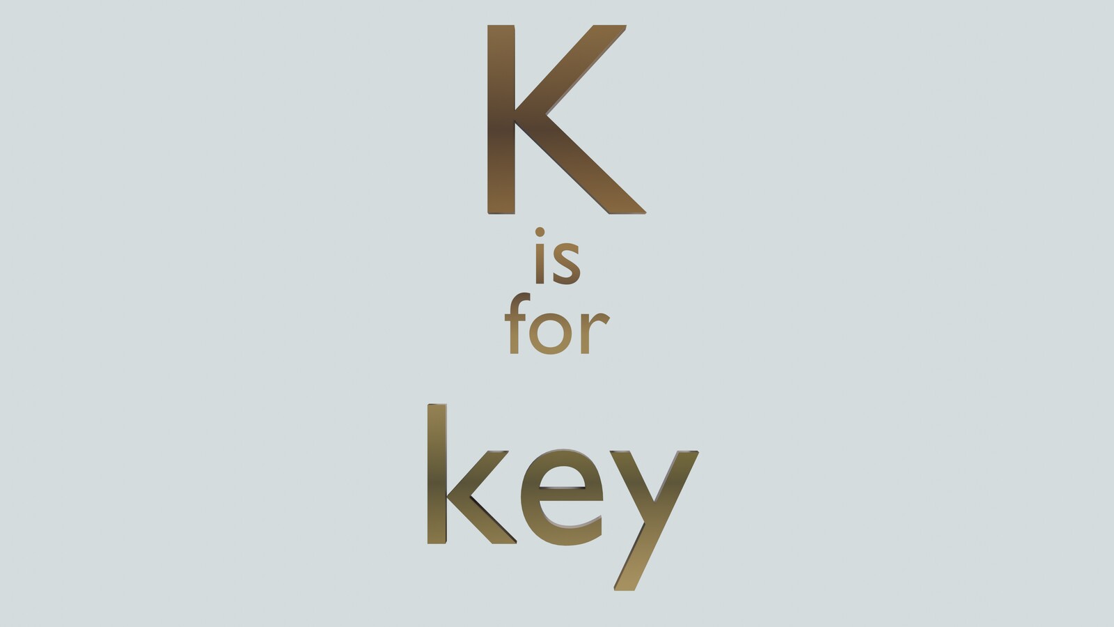Zisis Psalidas - K is for key