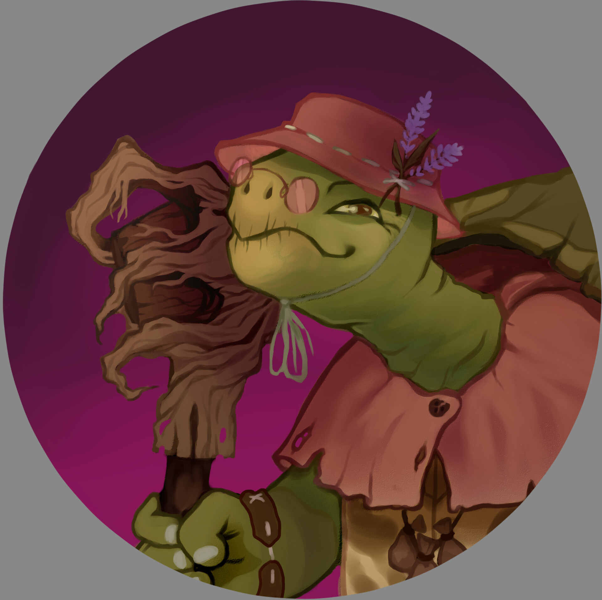 ArtStation - Dnd Tortle Druid Character Portrait Commission