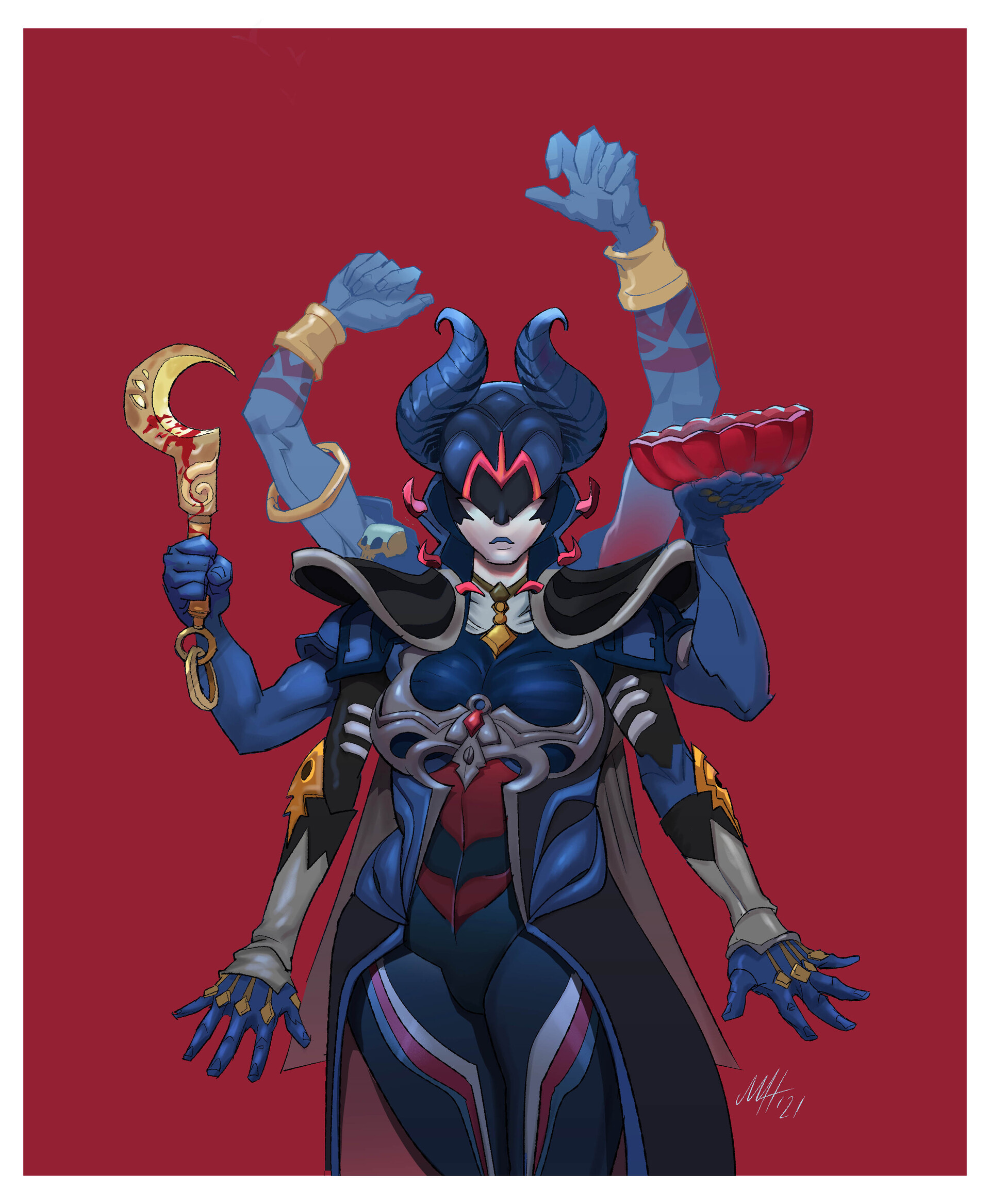 ArtStation - Enchantress PUBG character redesign