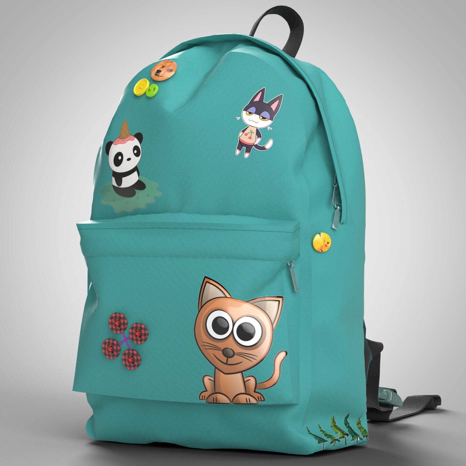 ArtStation - School Children Bag