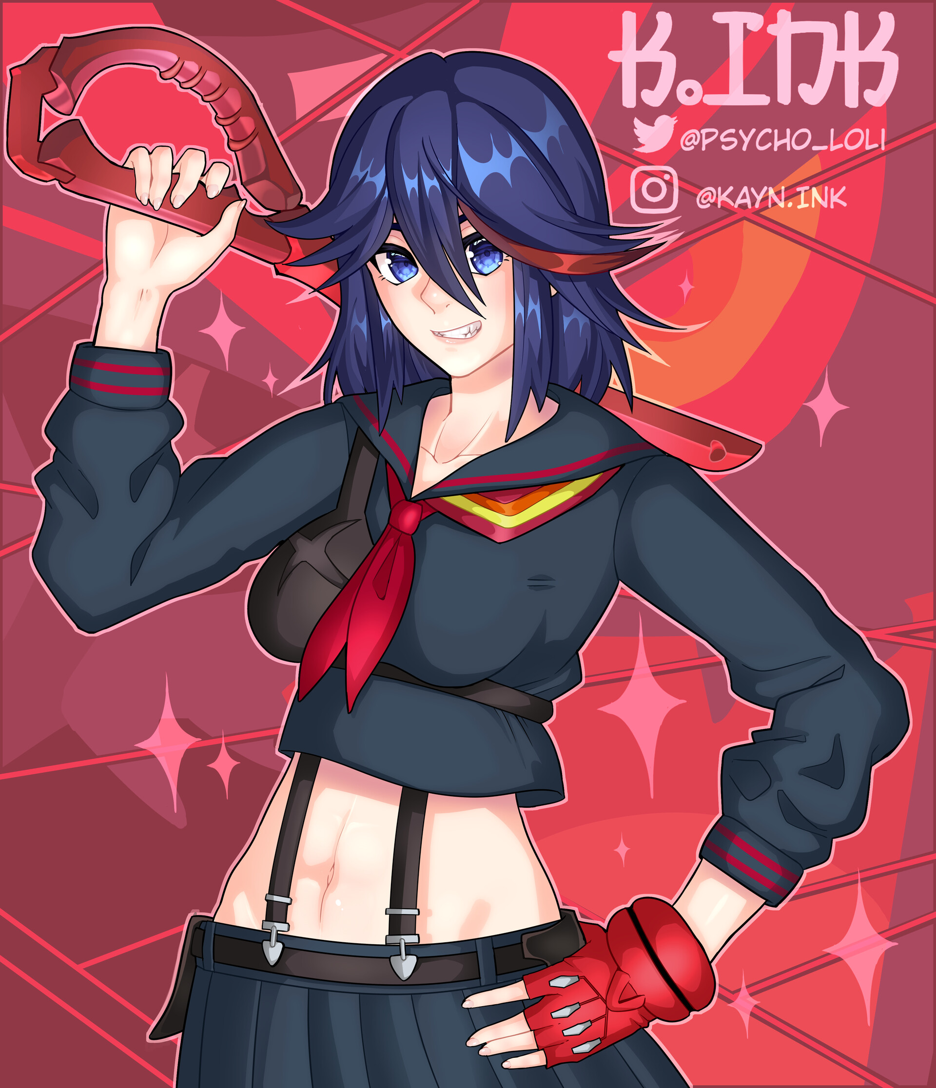 ArtStation - Ryuko Matoi Fanart By K.ink