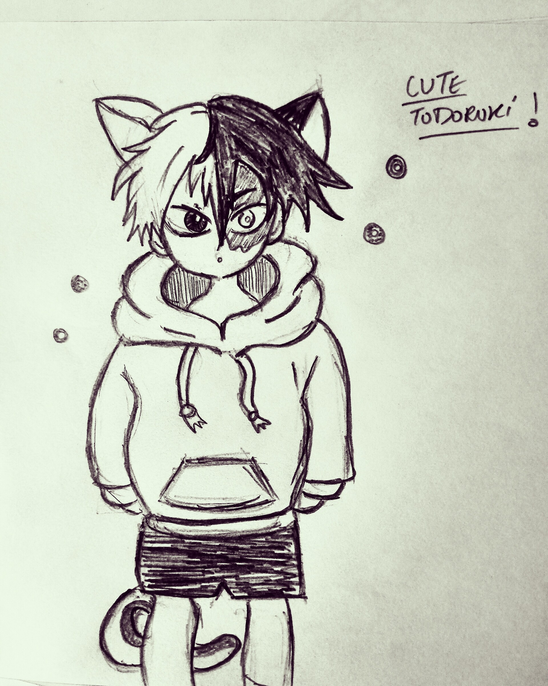 how to draw chibi todoroki