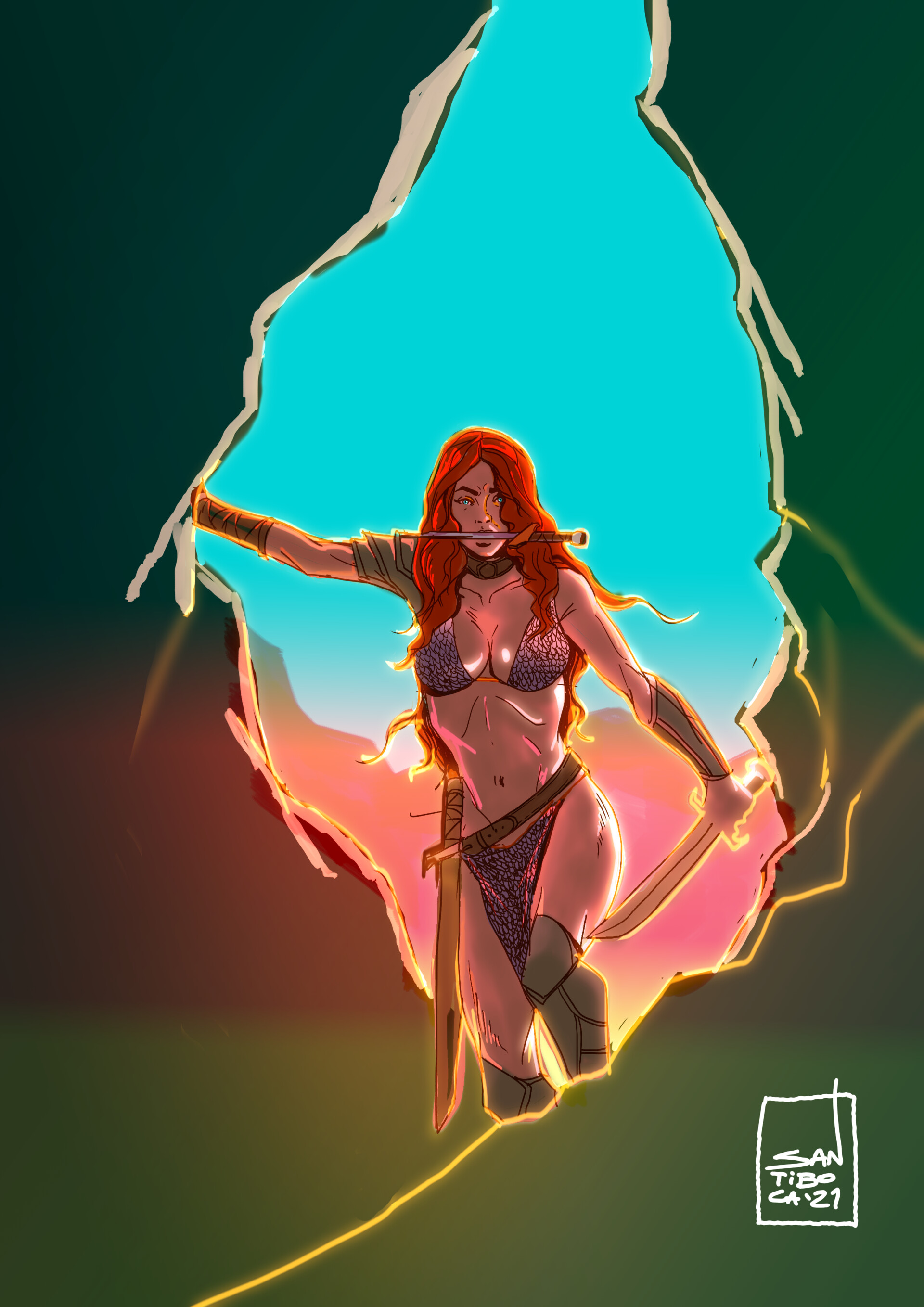 ArtStation - Red Sonja