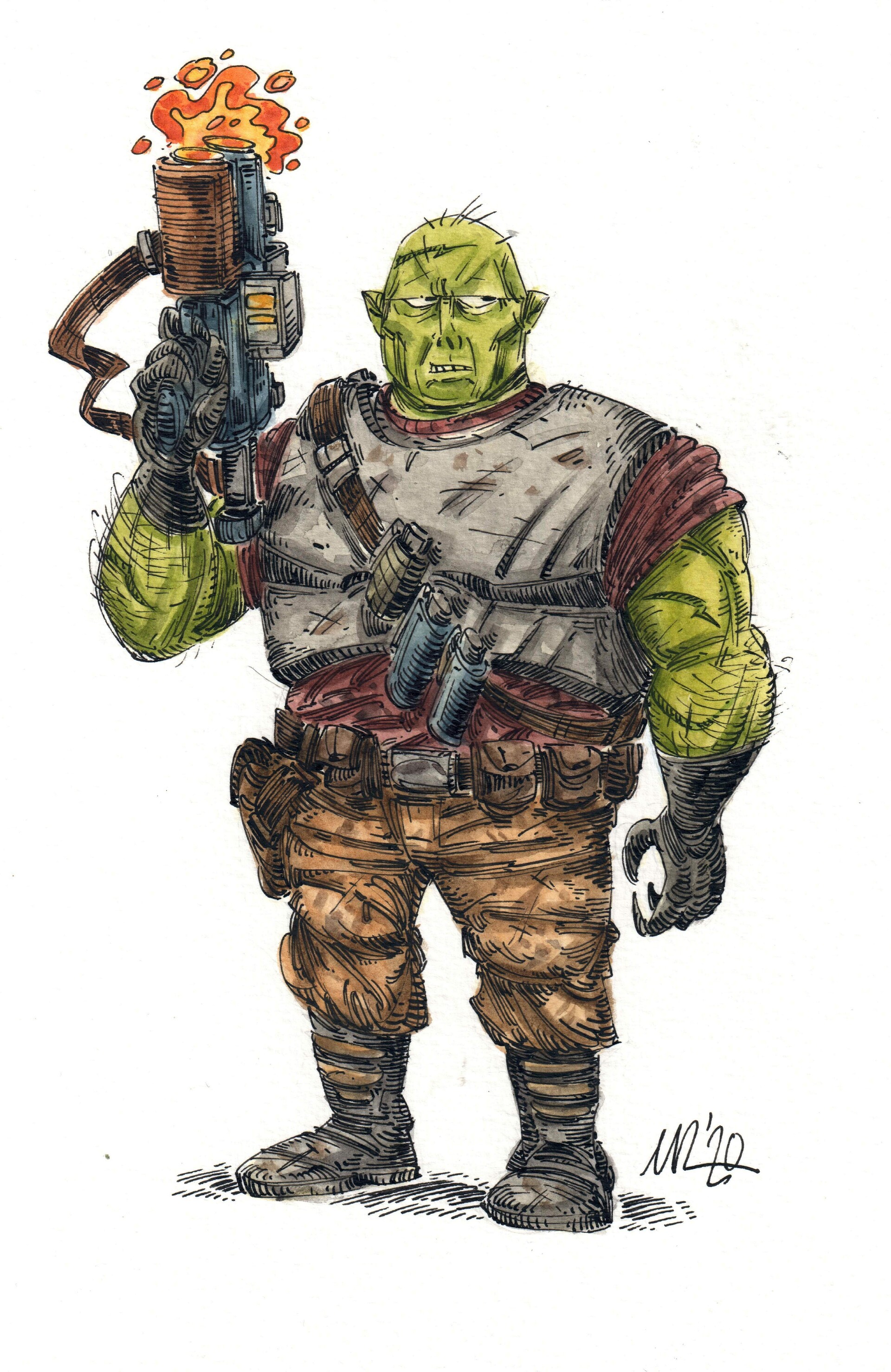 ArtStation - Character Design 3: Mercenary