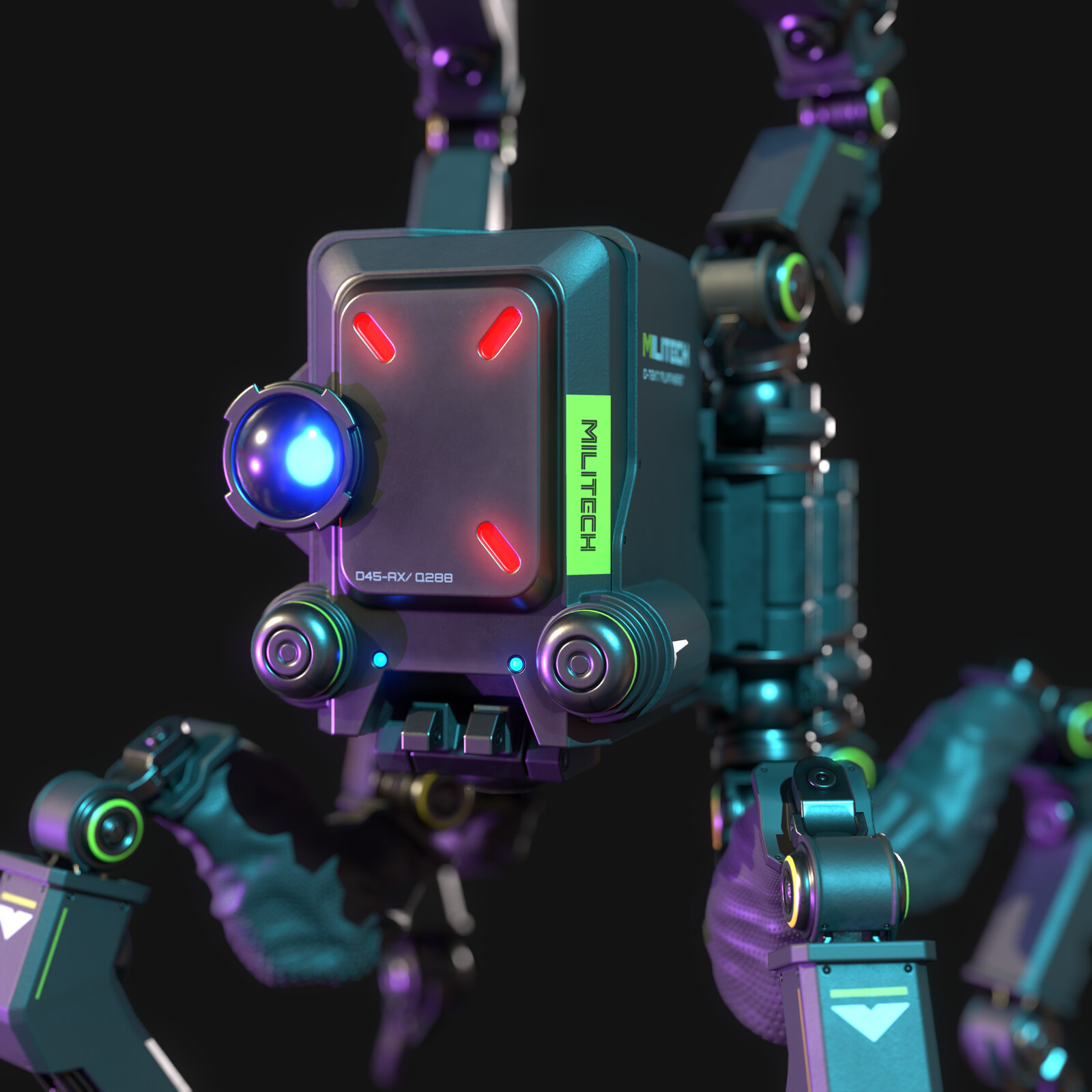 Shashwat Sengupta - Cyberpunk 2077 | Militech "Flathead" bot