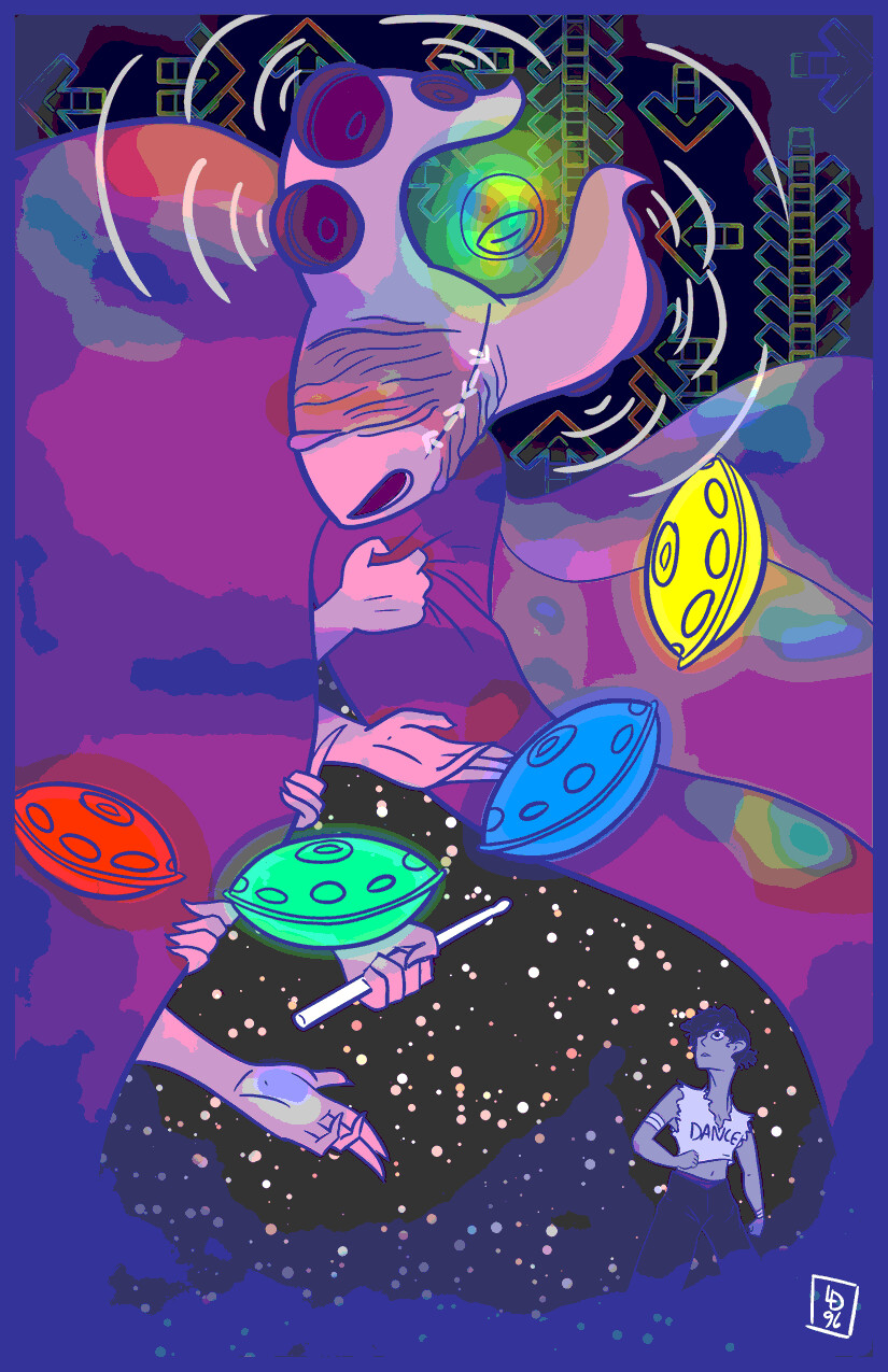 ArtStation - The Cosmic Horror Rhythm Game Final Boss