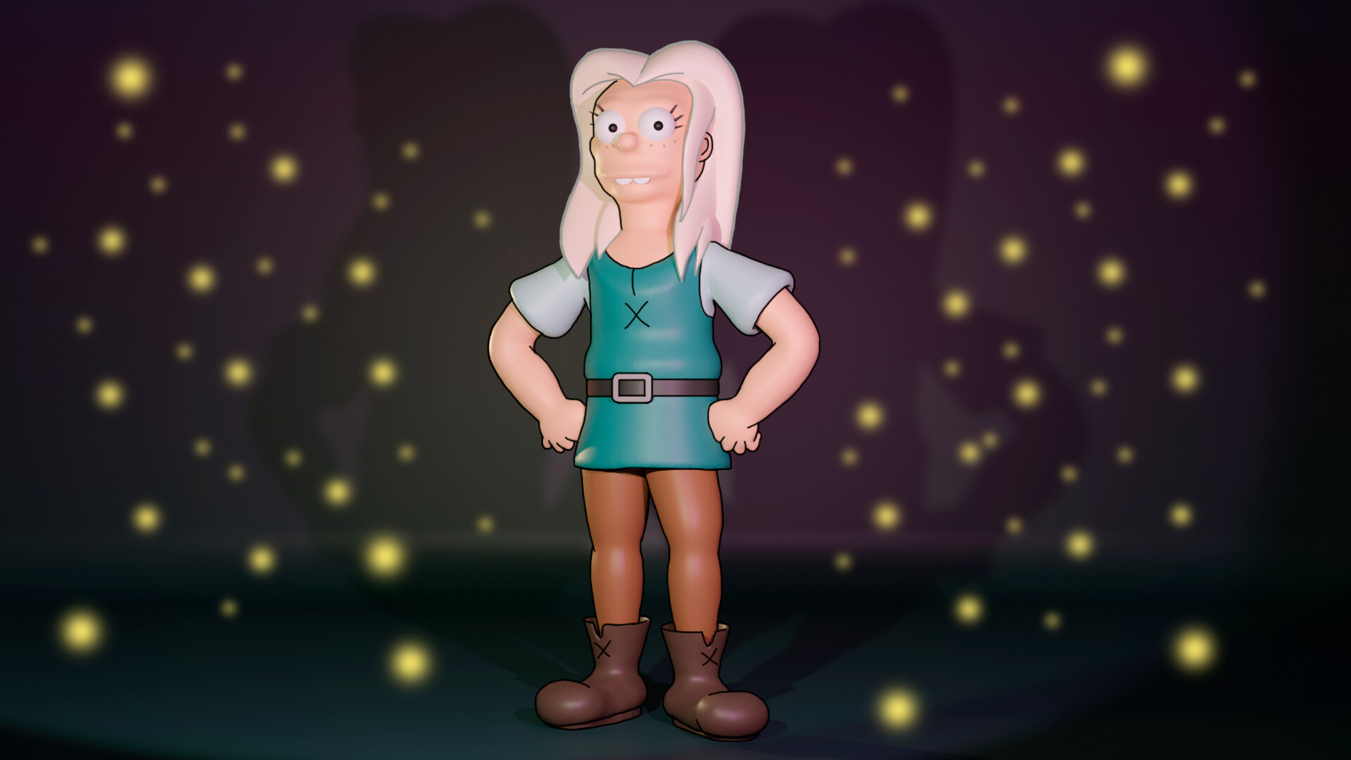 ArtStation - Princess Bean fan art