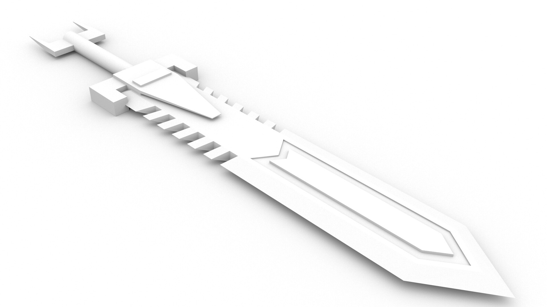 ArtStation - 3D Modeling Sword Set Design