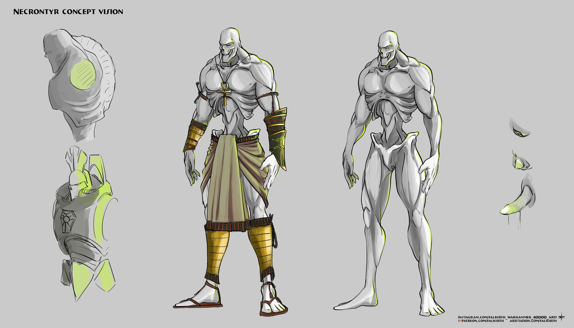 ArtStation - Necrontyr race | Concept vision