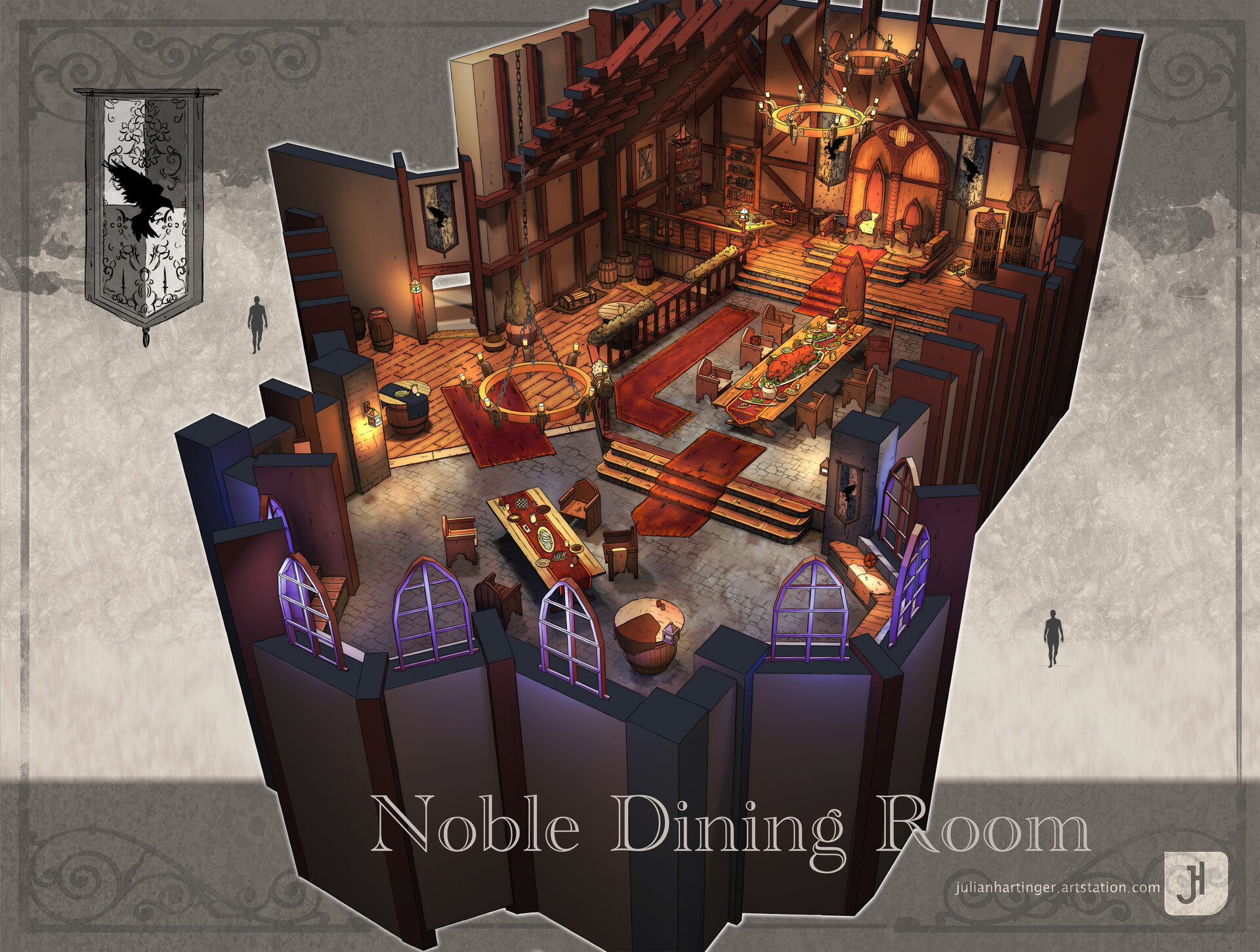 ArtStation - Noble Dining Room