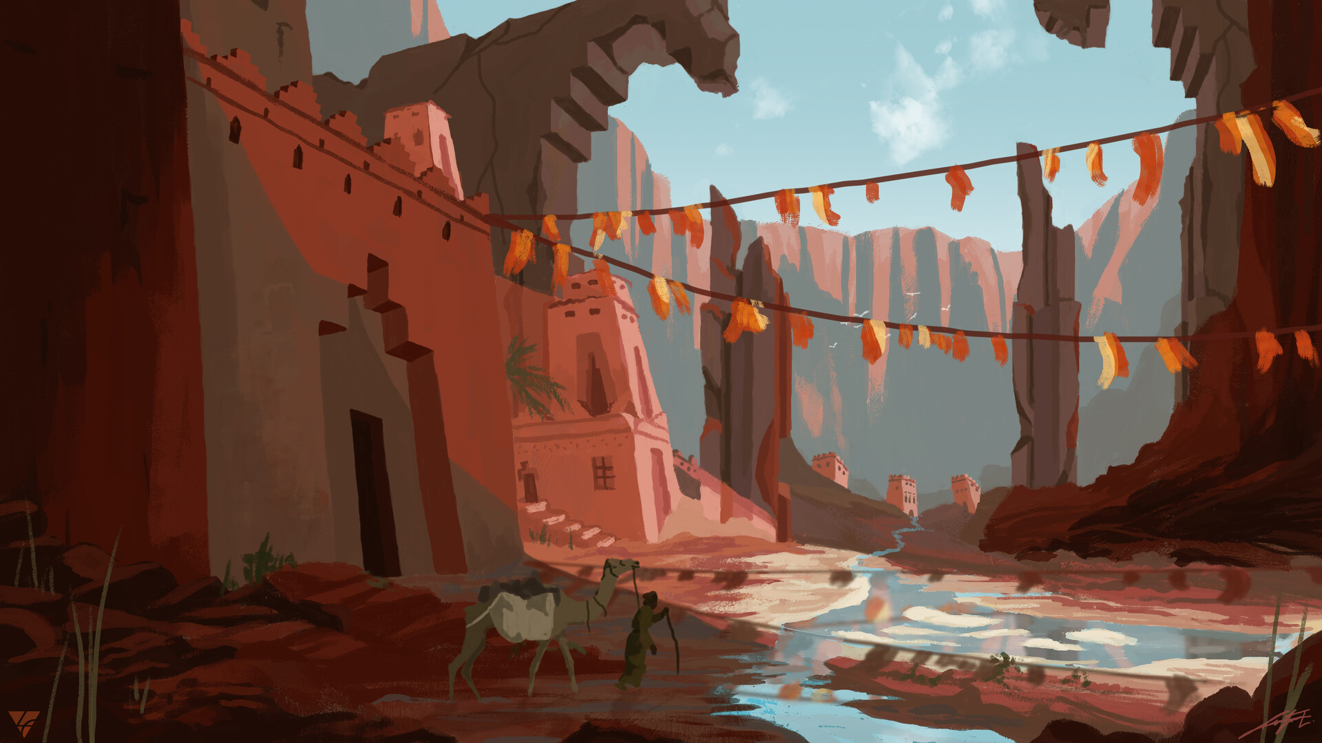 ArtStation - Red Desert City