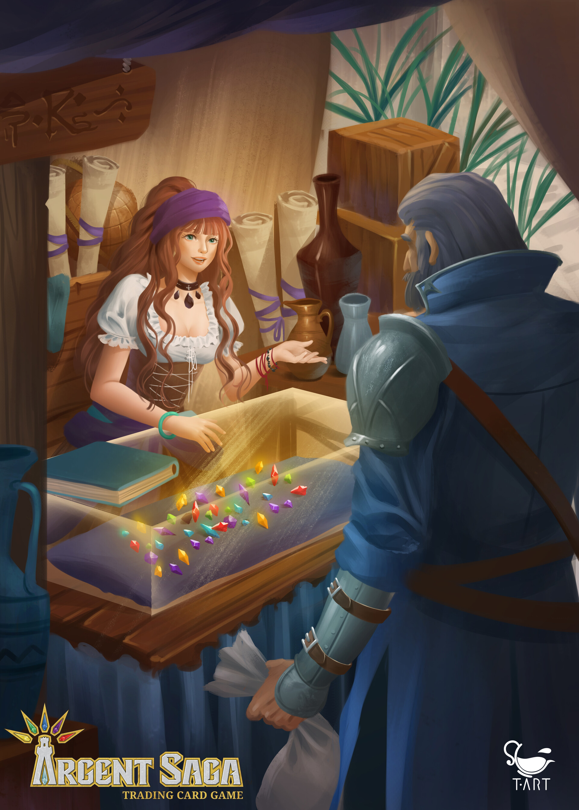 Thong Nguyen - Argent Saga - Trading Card Game Illustration