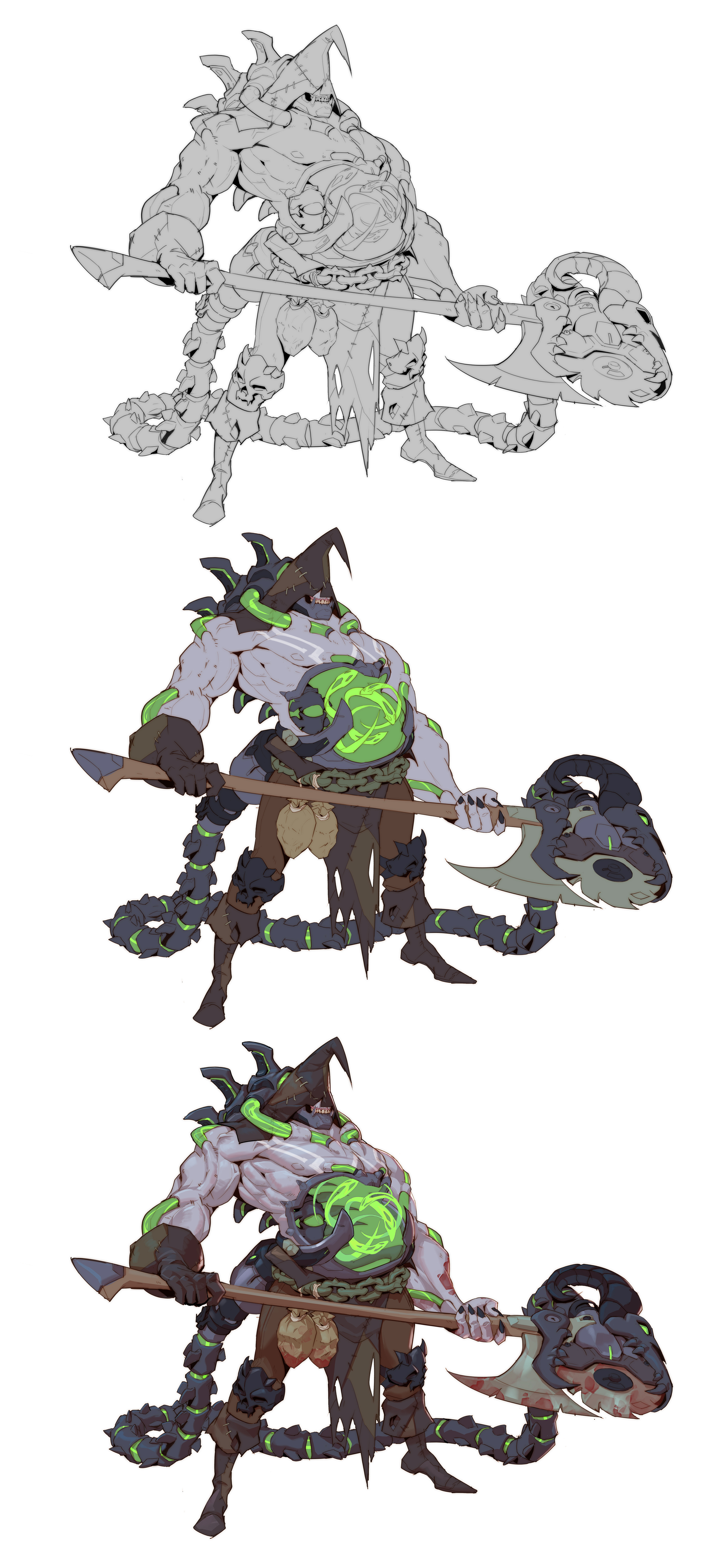 daryl-tan-executioner-process-01.jpg (3840×8480)-花瓣网