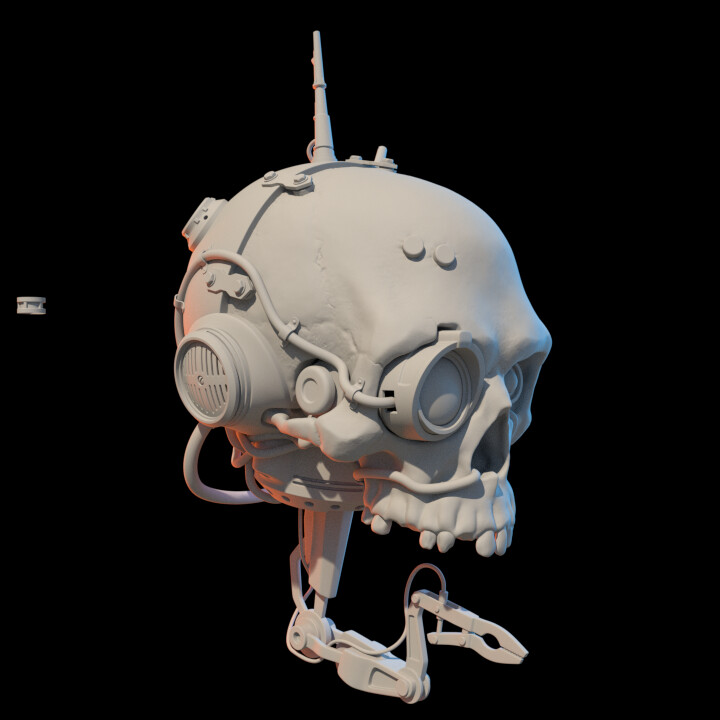 Marcus Ryéll - Warhammer 40K - Servo Skull