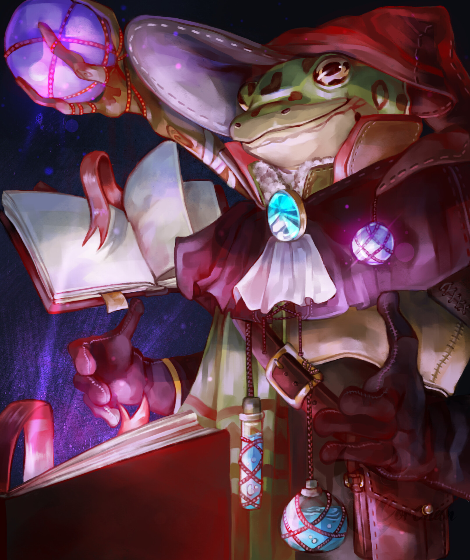 ArtStation - DnD Grung Mage