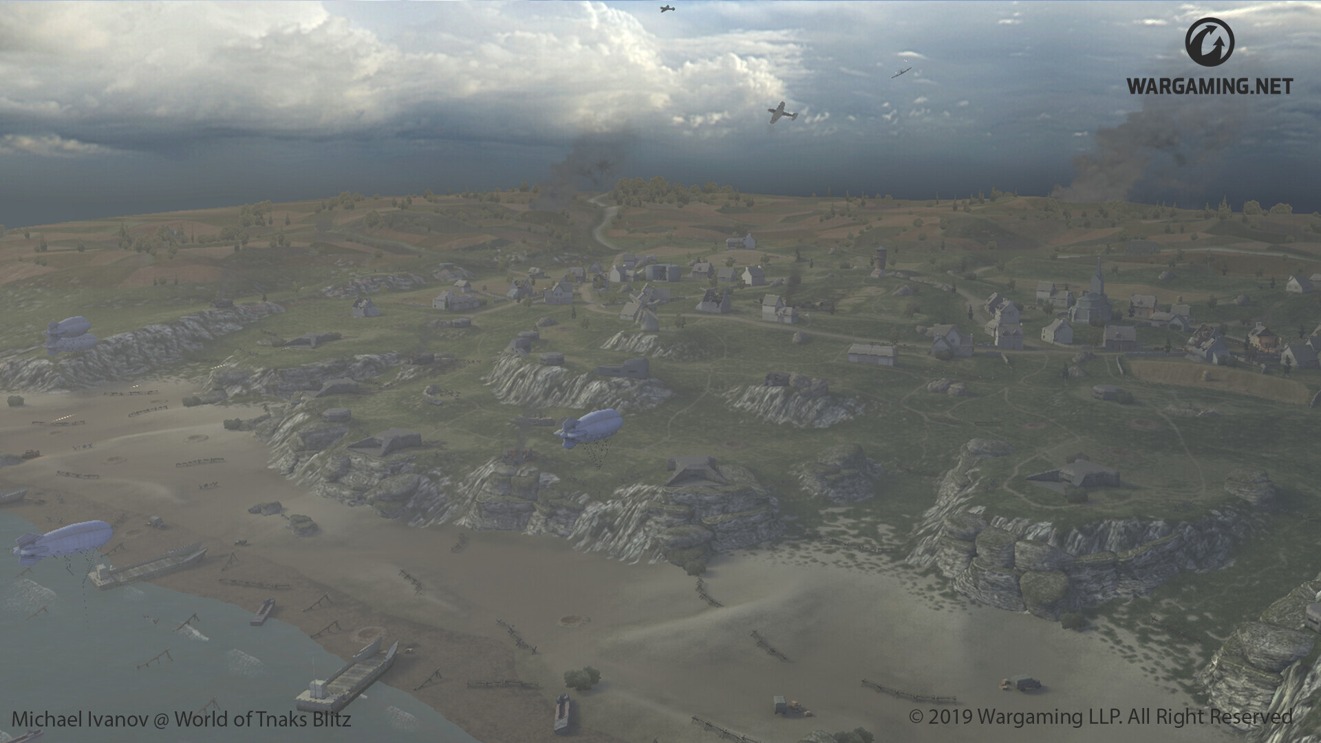 Wargaming Official - Normandy (World of Tanks Blitz Map)