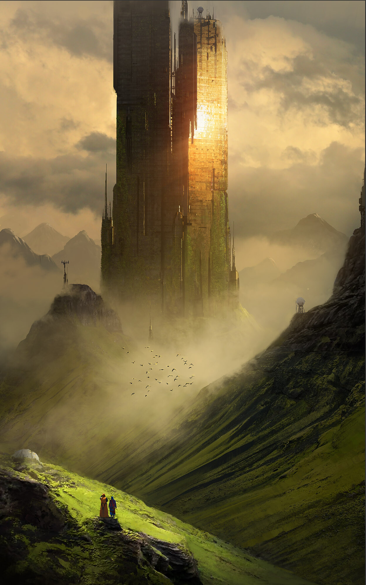 Emmanuel Shiu - Book cover for Elder Race, a brand new sci-fi fantasy ...