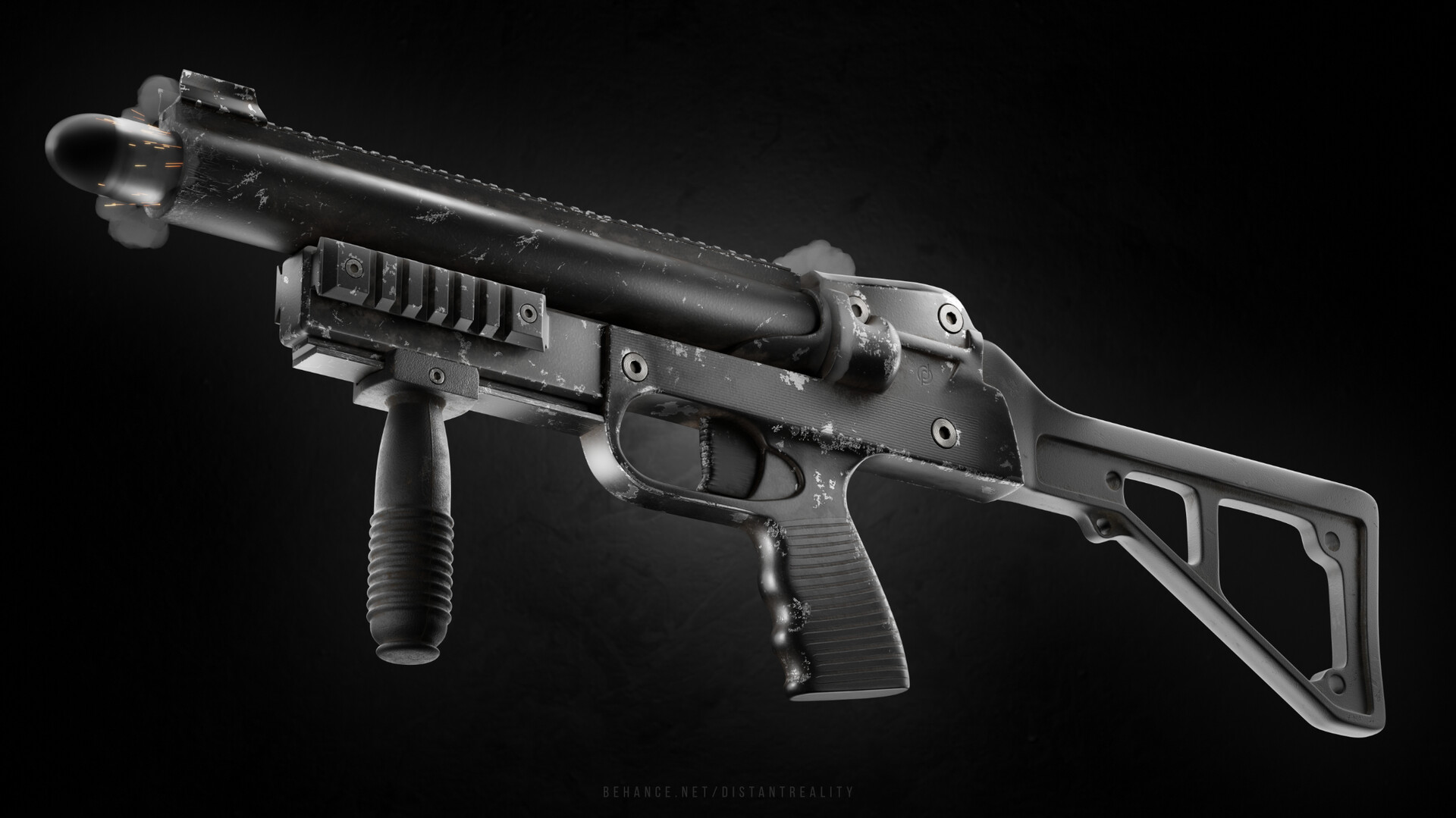 ArtStation - GL06 Grenade Launcher