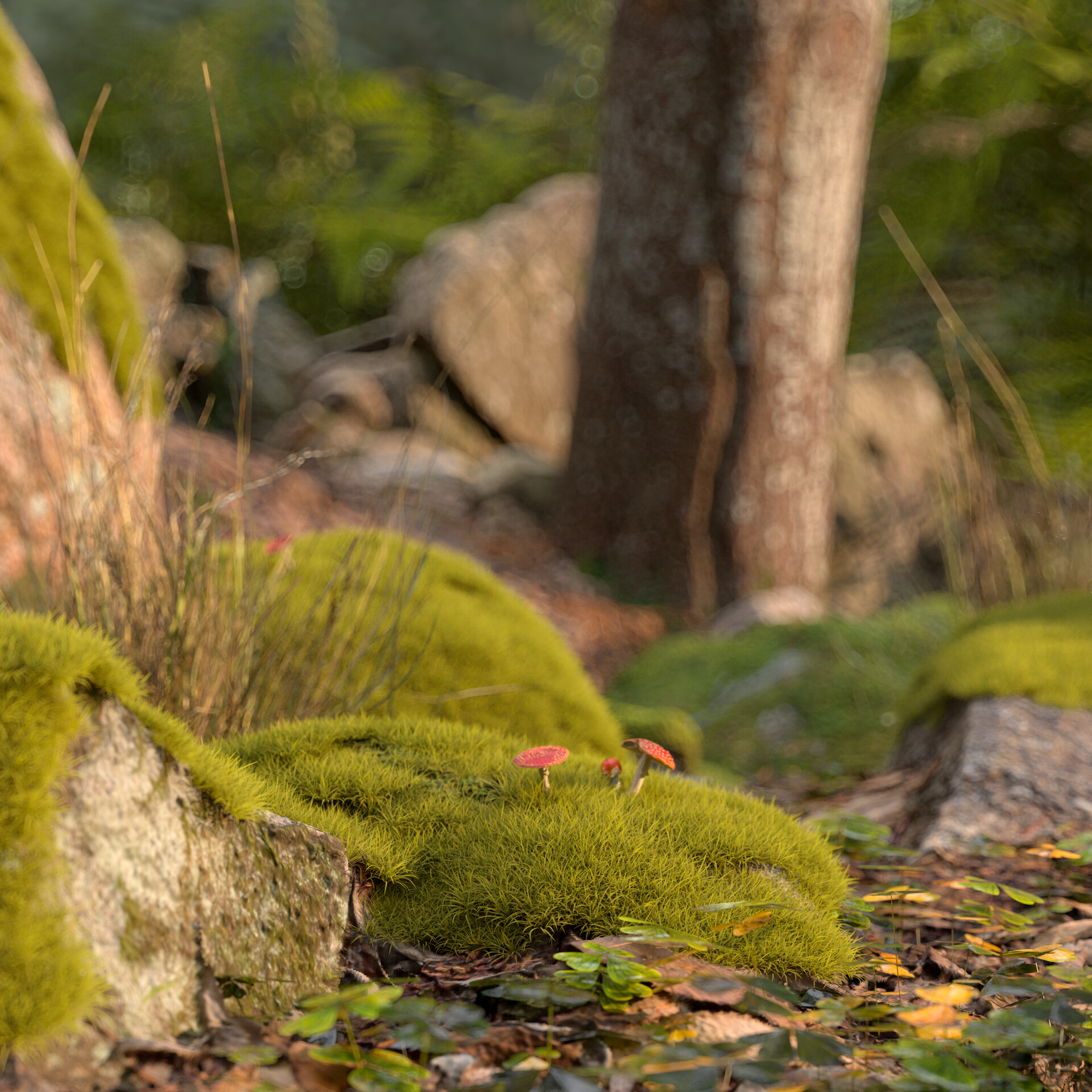ArtStation - Mossy Forest