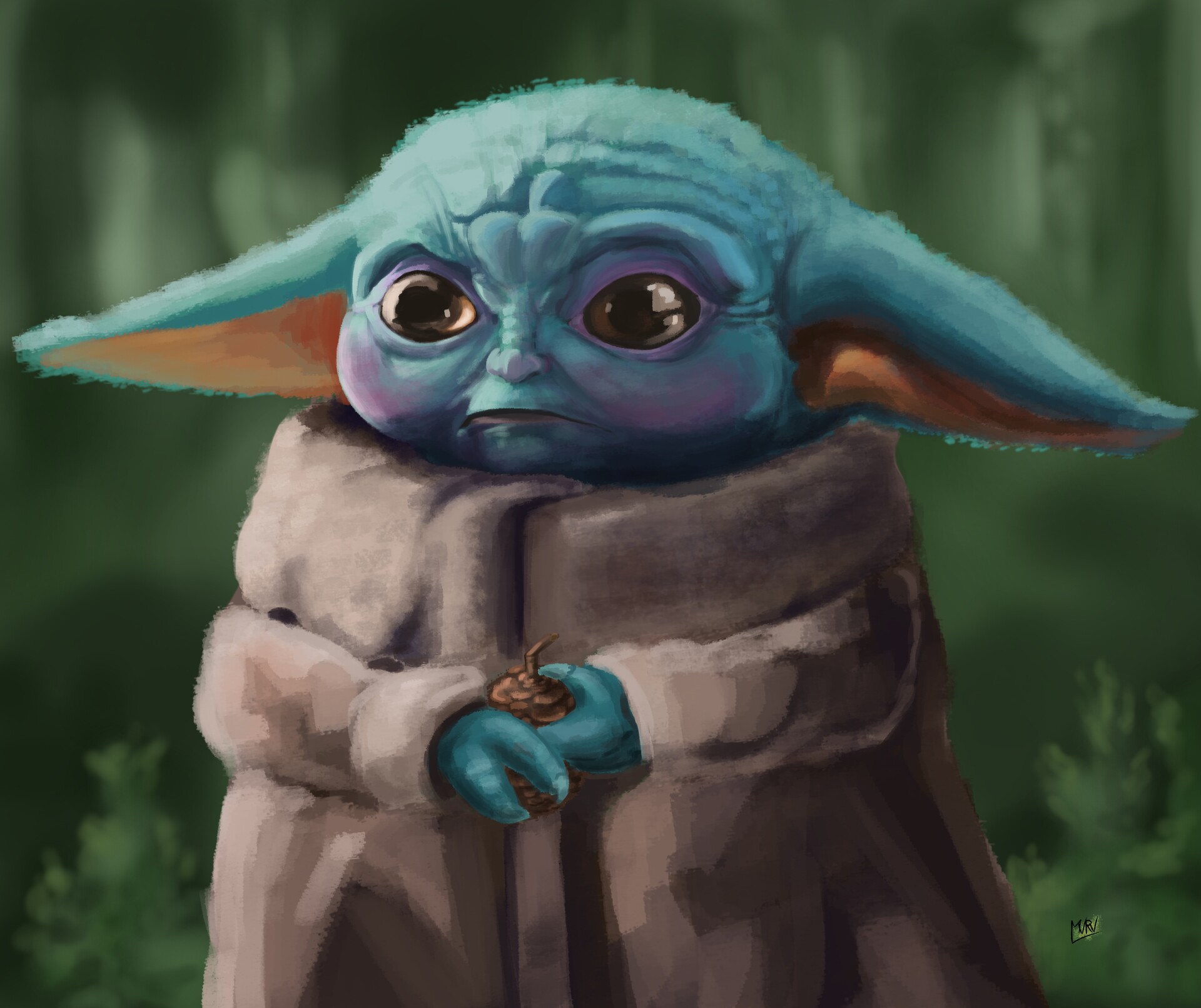 ArtStation - Grumpy Grogu
