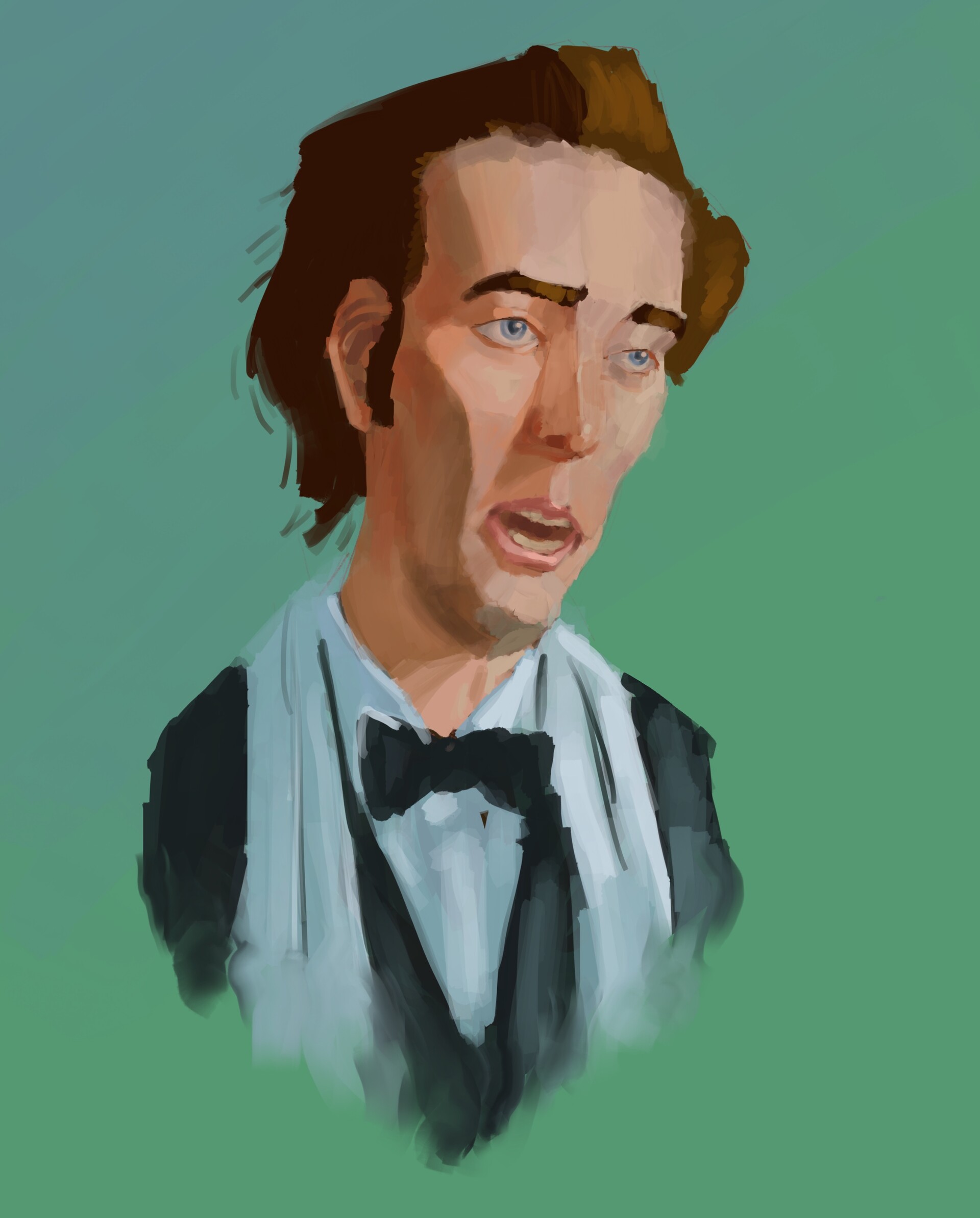 ArtStation - Mopey Nicholas Cage