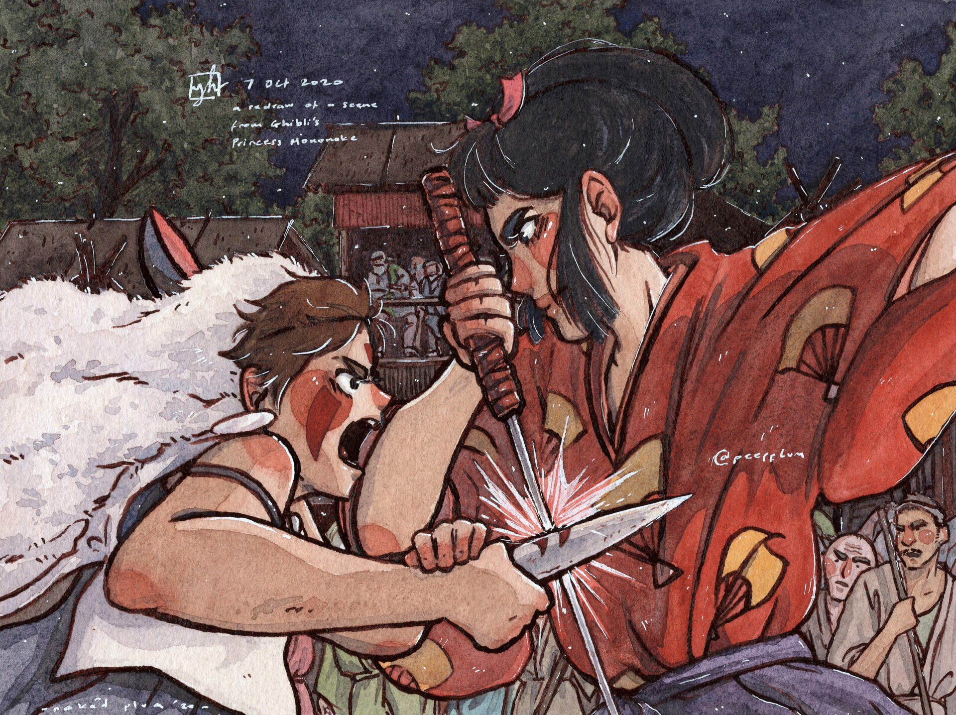 ArtStation - Princess Mononoke Redraw 03