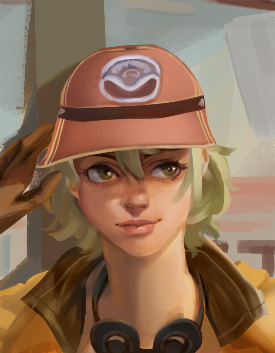 ArtStation - Cindy (final fantasy XV fanart)