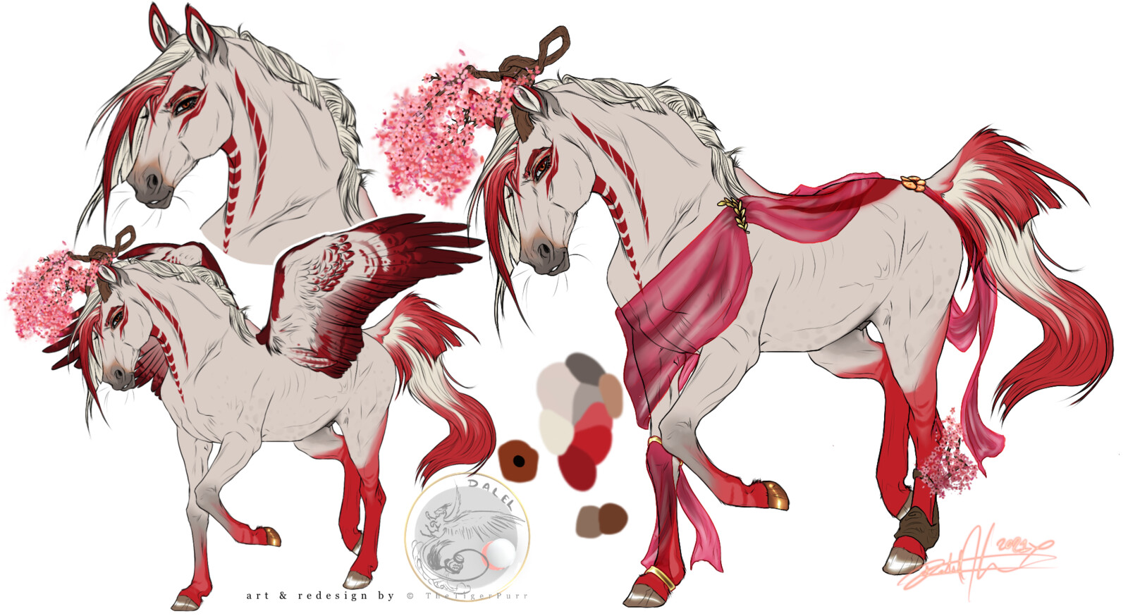 Dalel Drakaina - . Tiger, Sakura, cuties