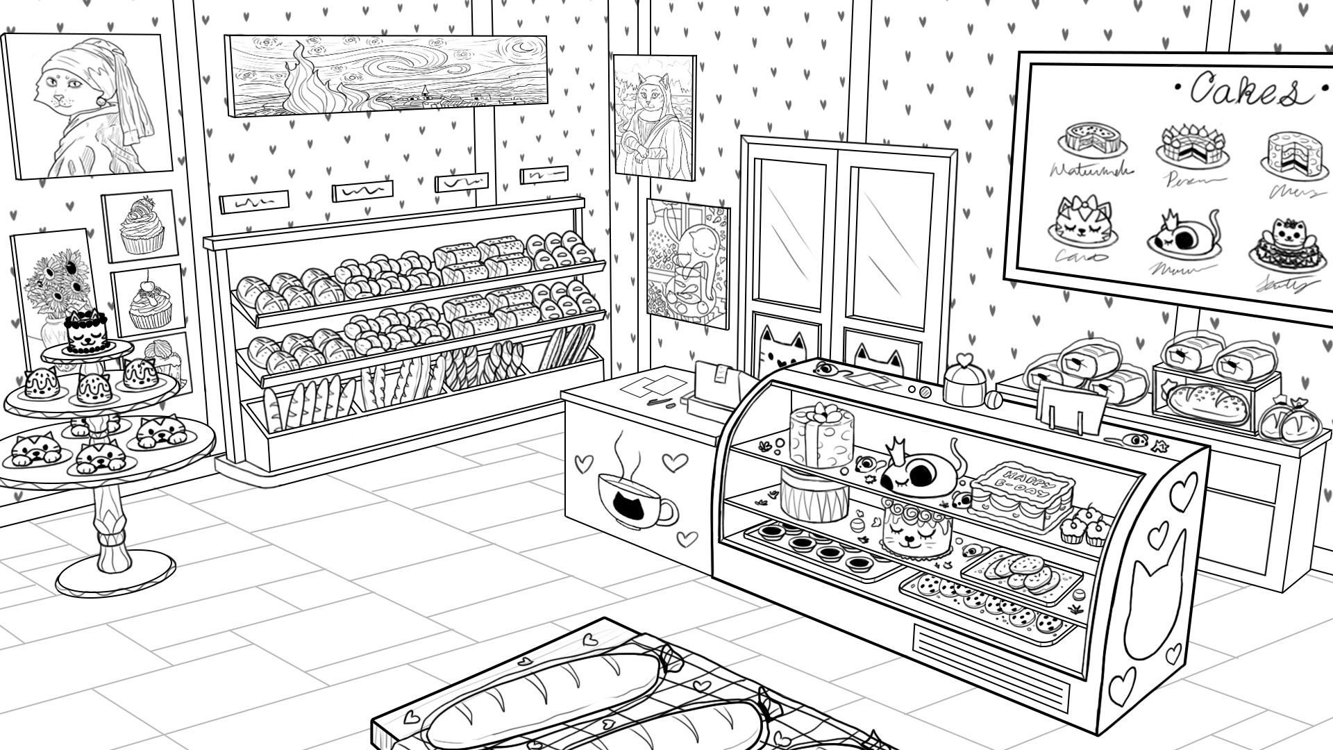 ArtStation - The Cat Lady (Bakery Concept)