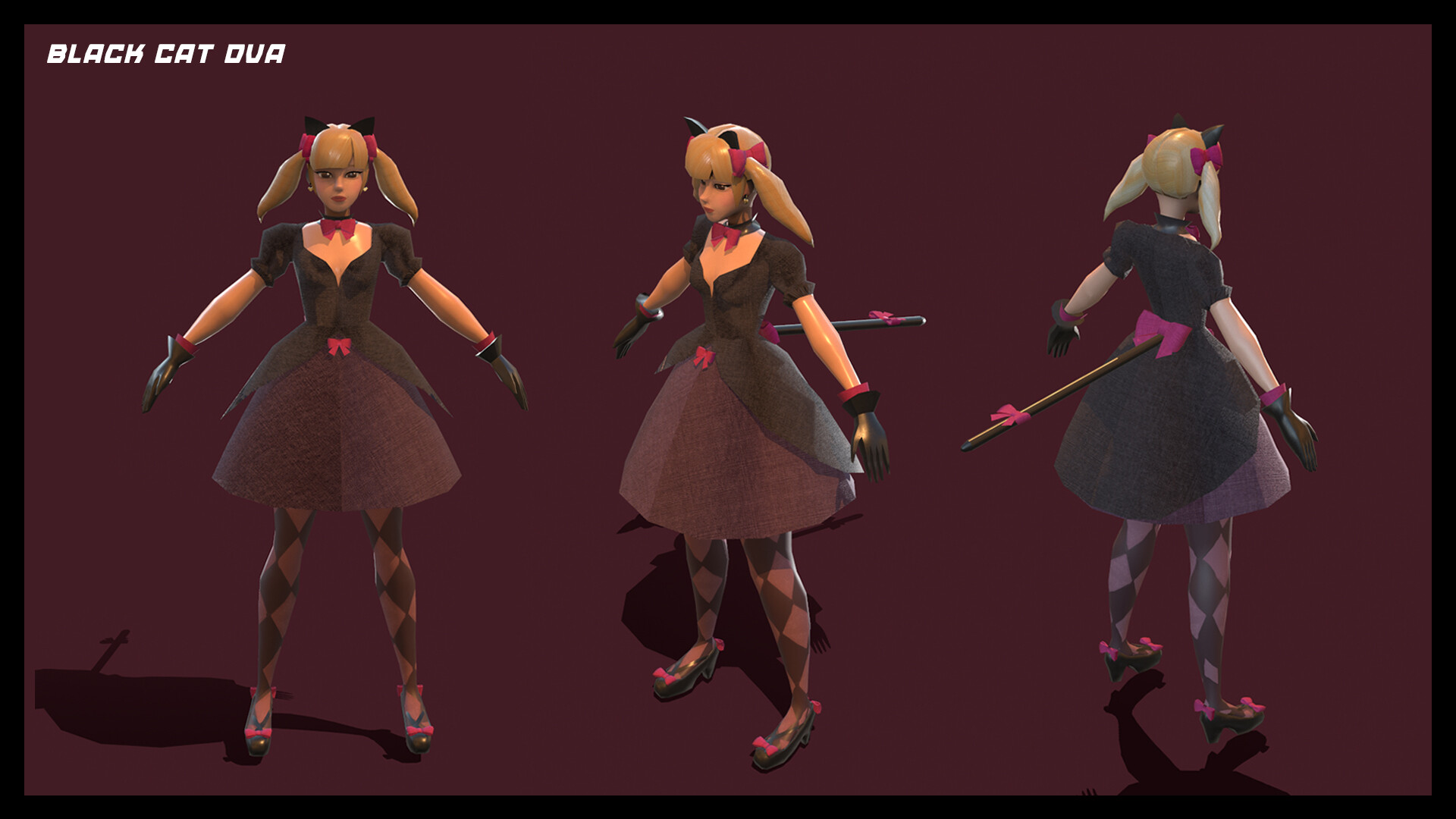 ArtStation - Black Cat Dva