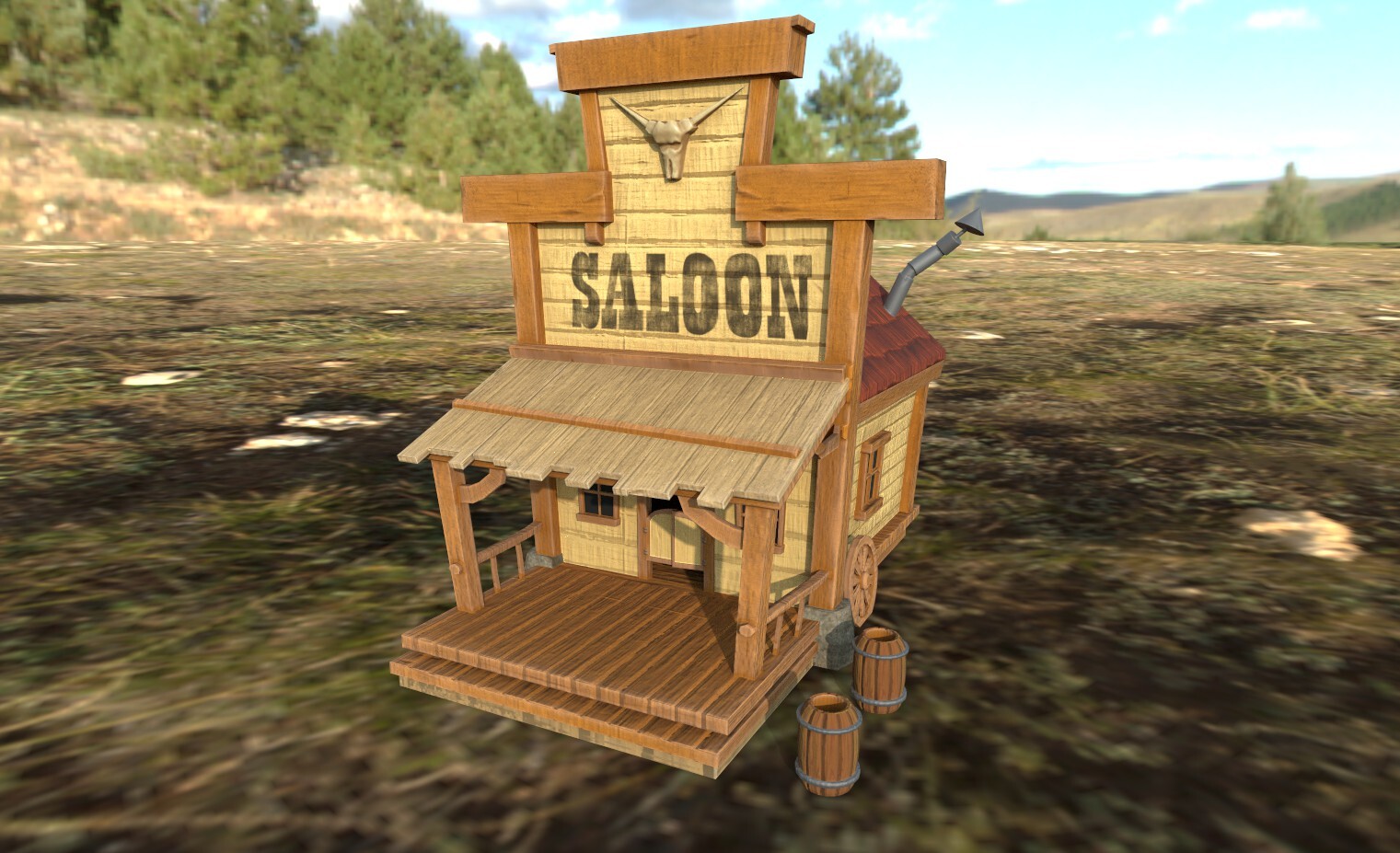 ArtStation - Stylized Saloon