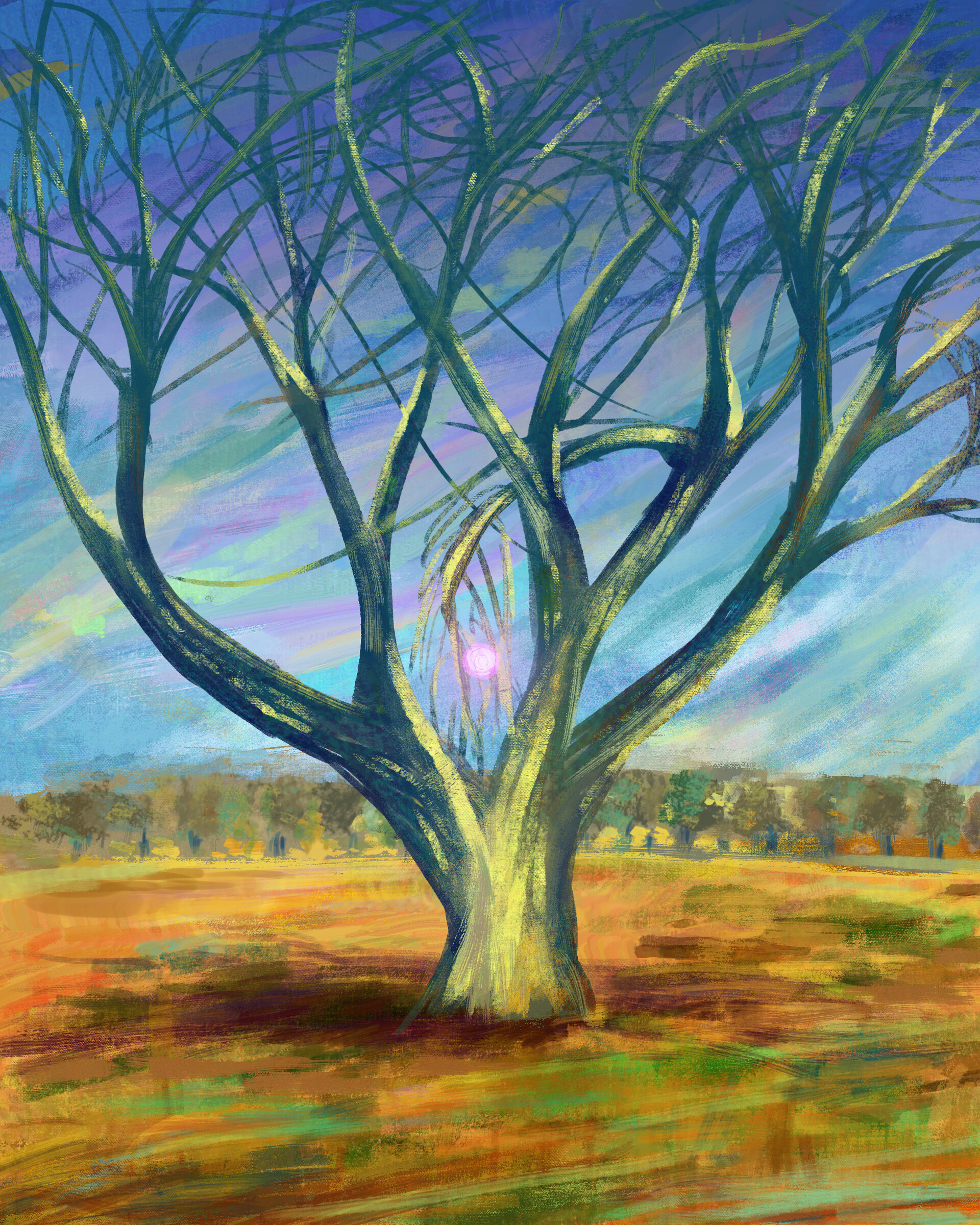 ArtStation - Autumn’s tree