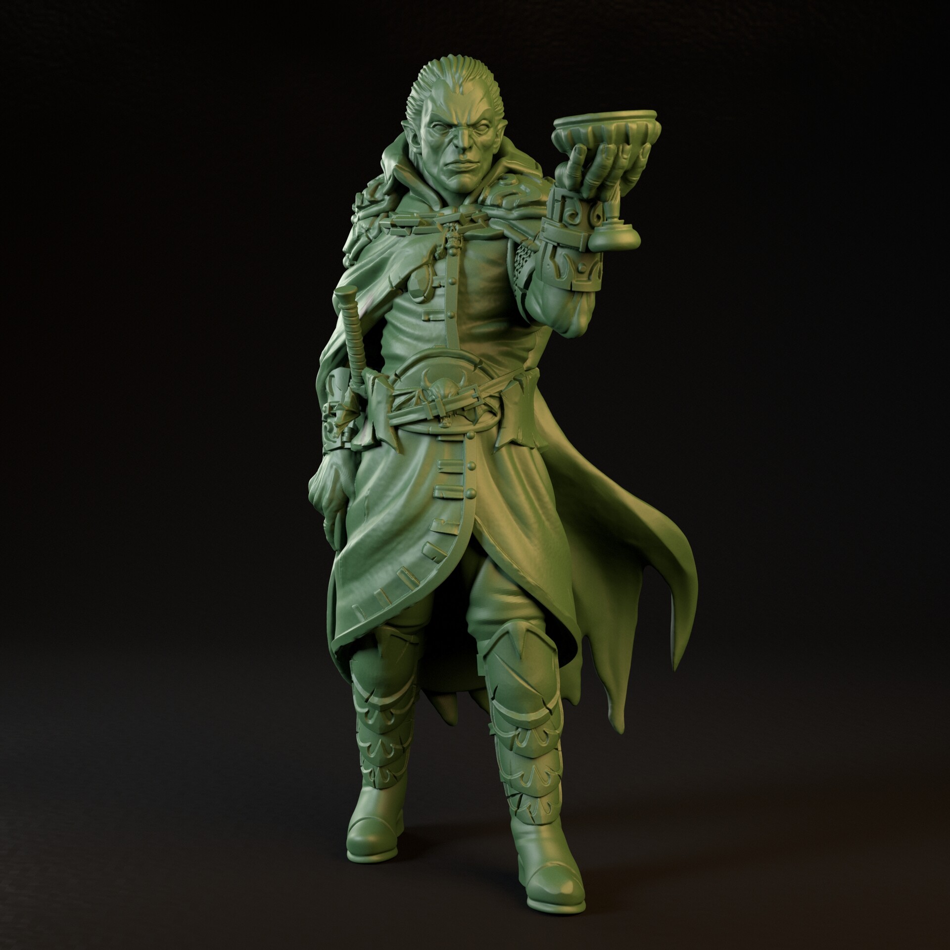 ArtStation - Vampire Lord Miniature 32mm