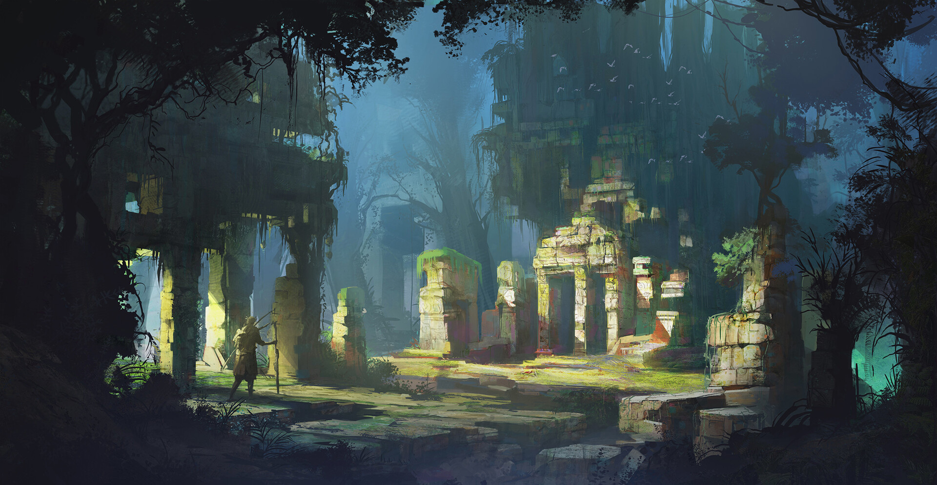 ArtStation - Ruins thematic - Jungle