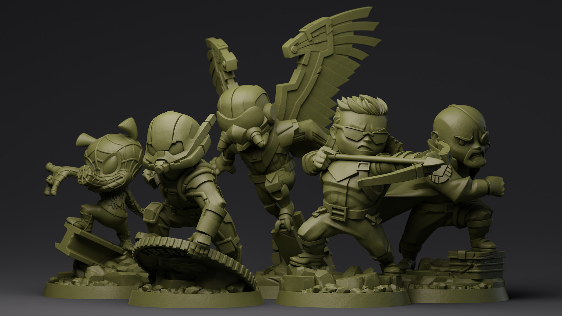 ArtStation - Marvel United - Gang 04