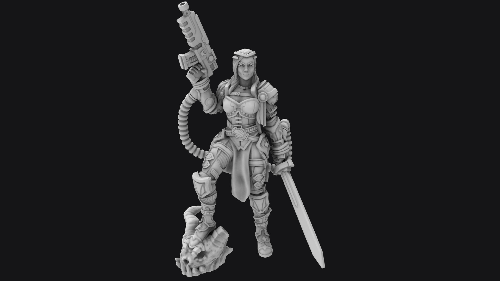 ArtStation - GR006 • Female Inquisitor – Aghmar • Warhammer 40k