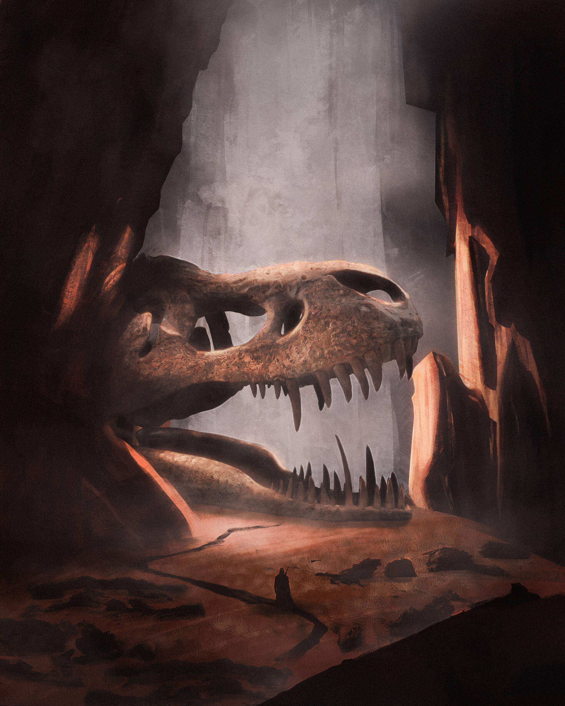 ArtStation - Dinosaur Skull