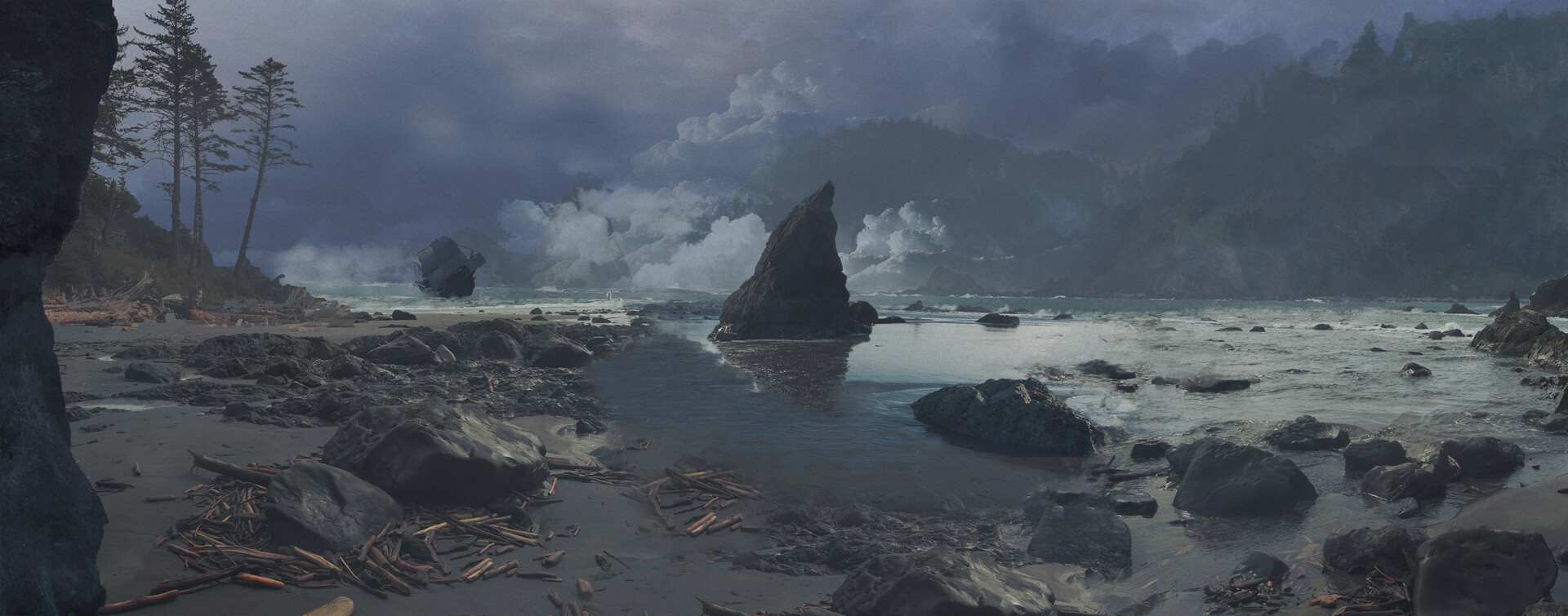 ArtStation - Pacific beach