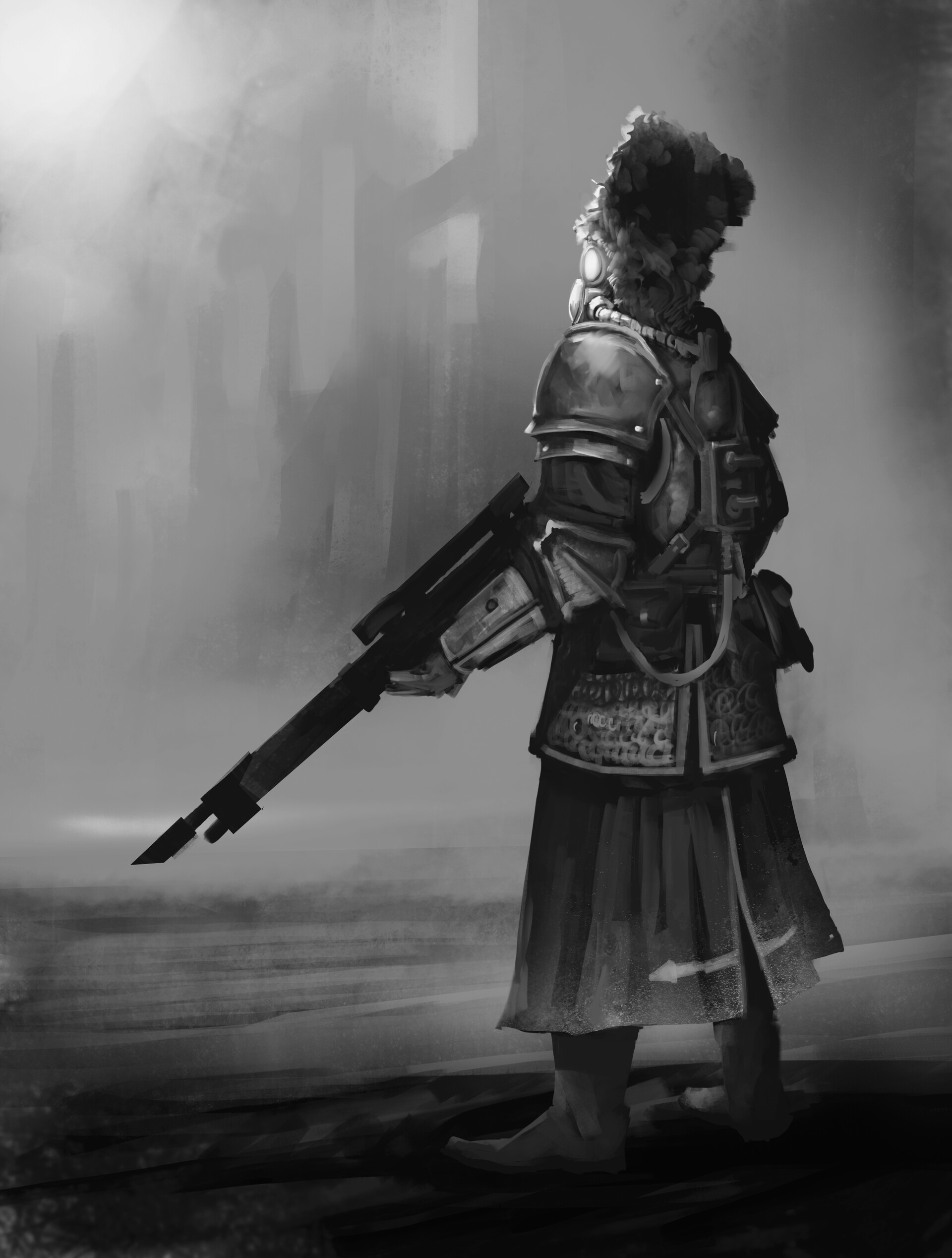 ArtStation - Vostroyan Firstborn sketch