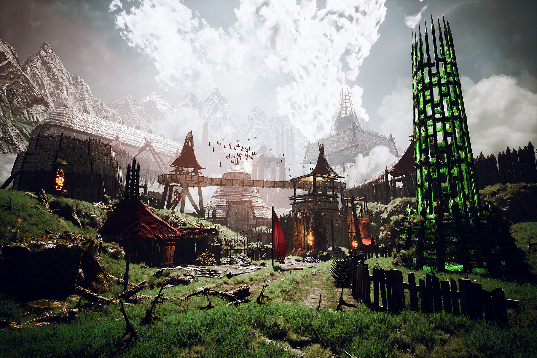 ArtStation - Fantasy Savages Outpost