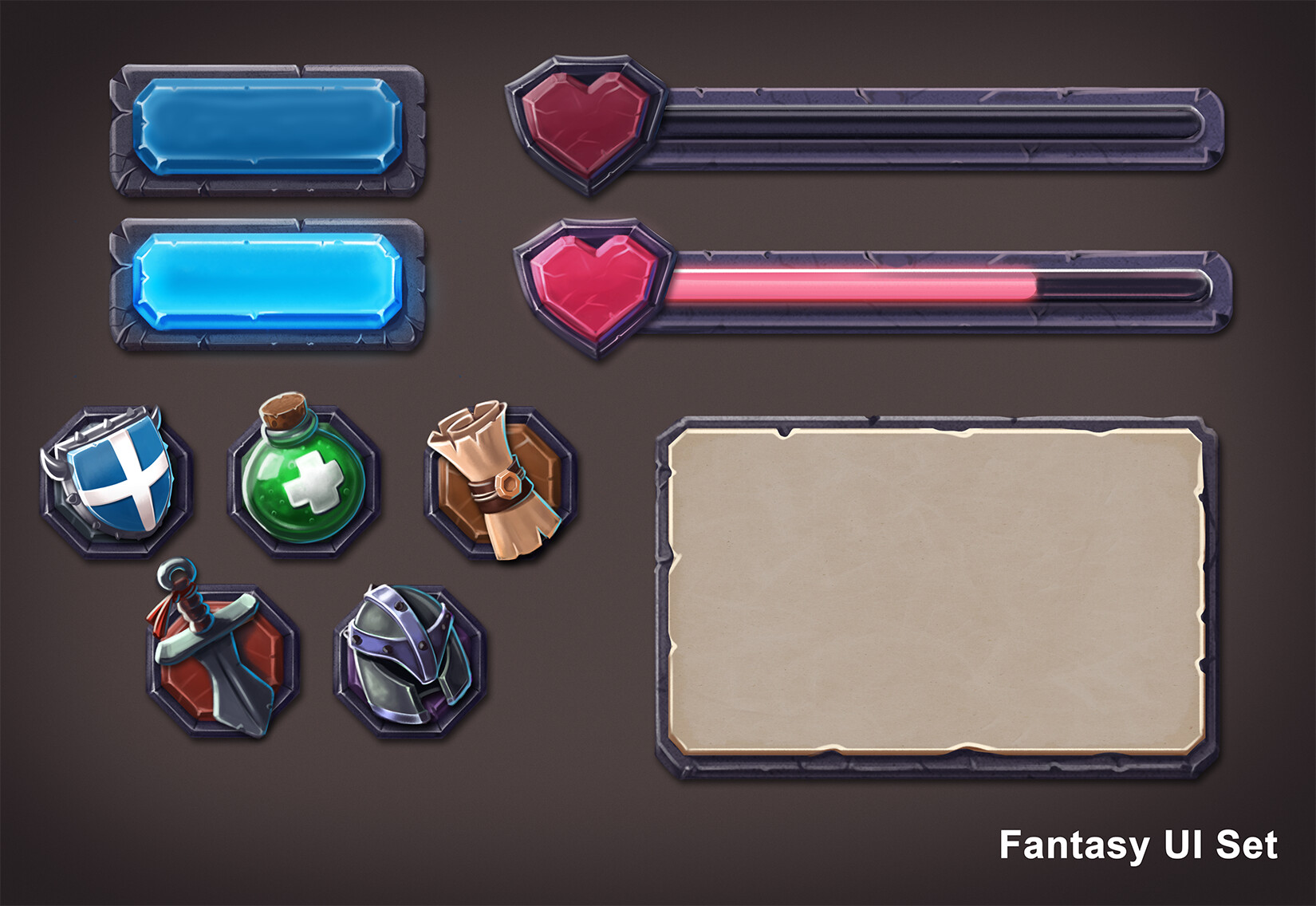 ArtStation - Fantasy UI - Unity