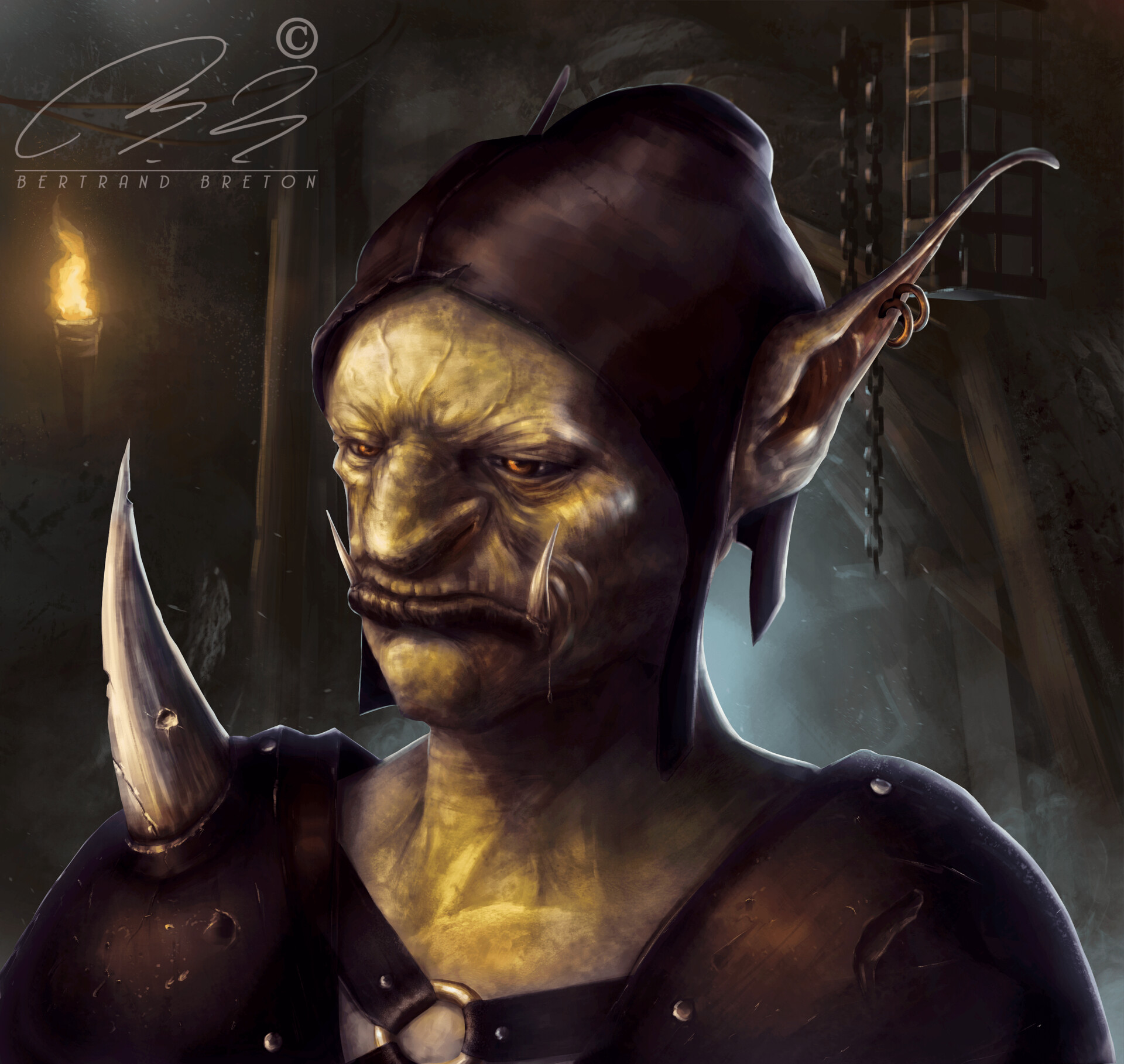 ArtStation - Grotesque scavenger Goblin🗡⛏